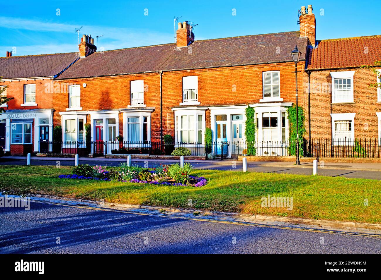 Terrace Cottages, Easingwold, North Yorkshire, England Stock Photo - Alamy
