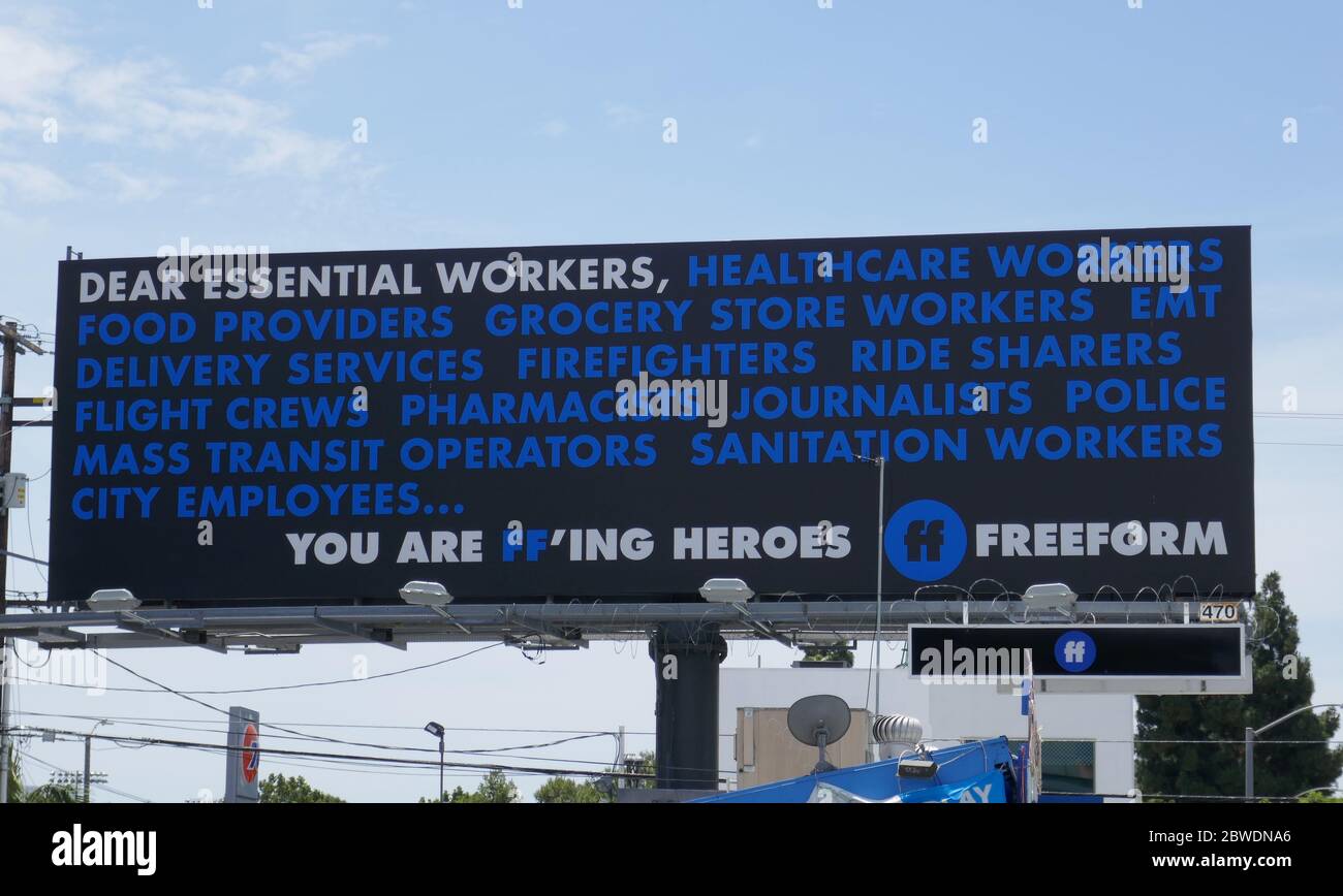 West Hollywood, California, USA 26th March 2020 A general view of ...