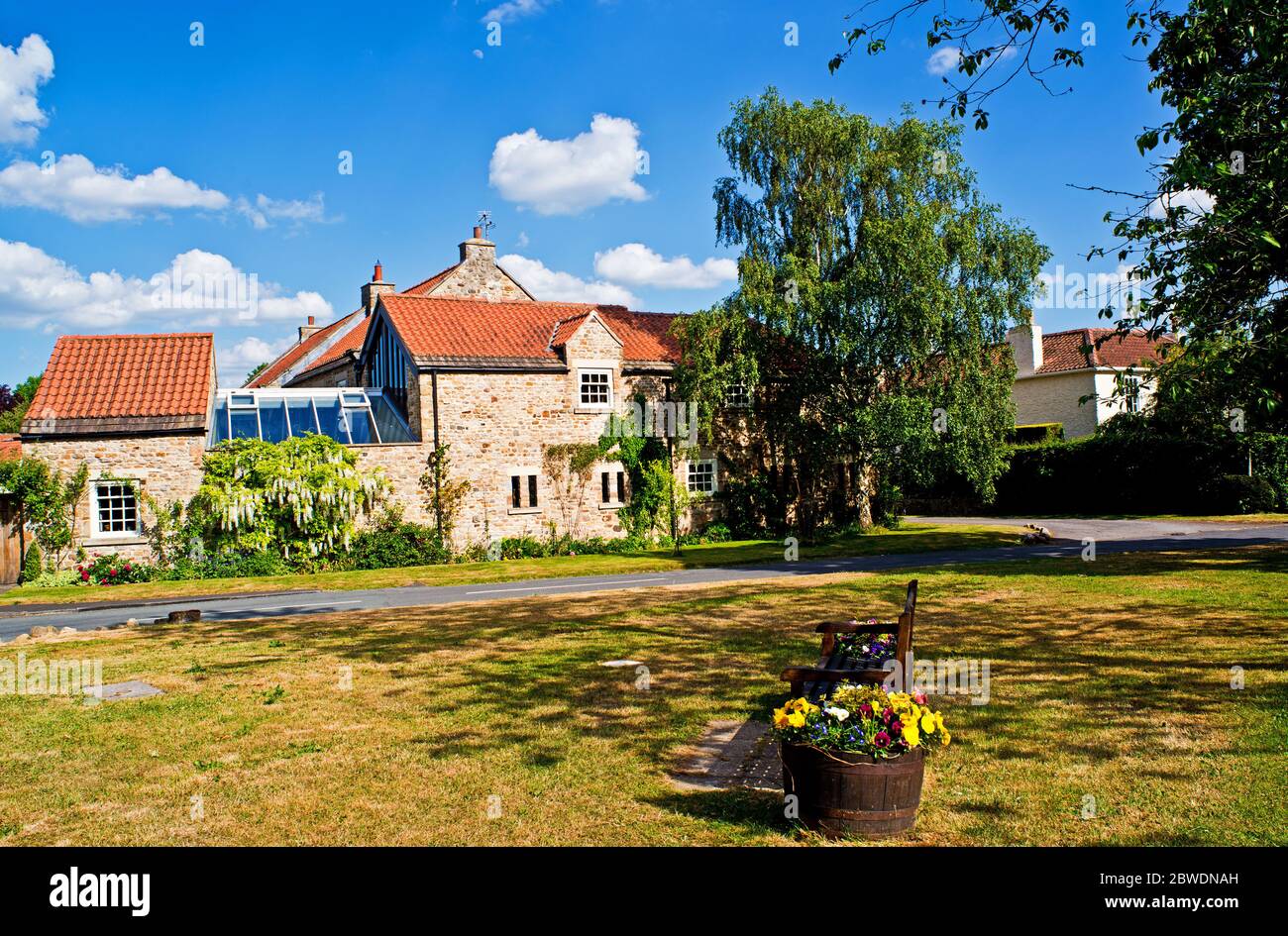 Moulton, North Yorkshire, England Stock Photo - Alamy