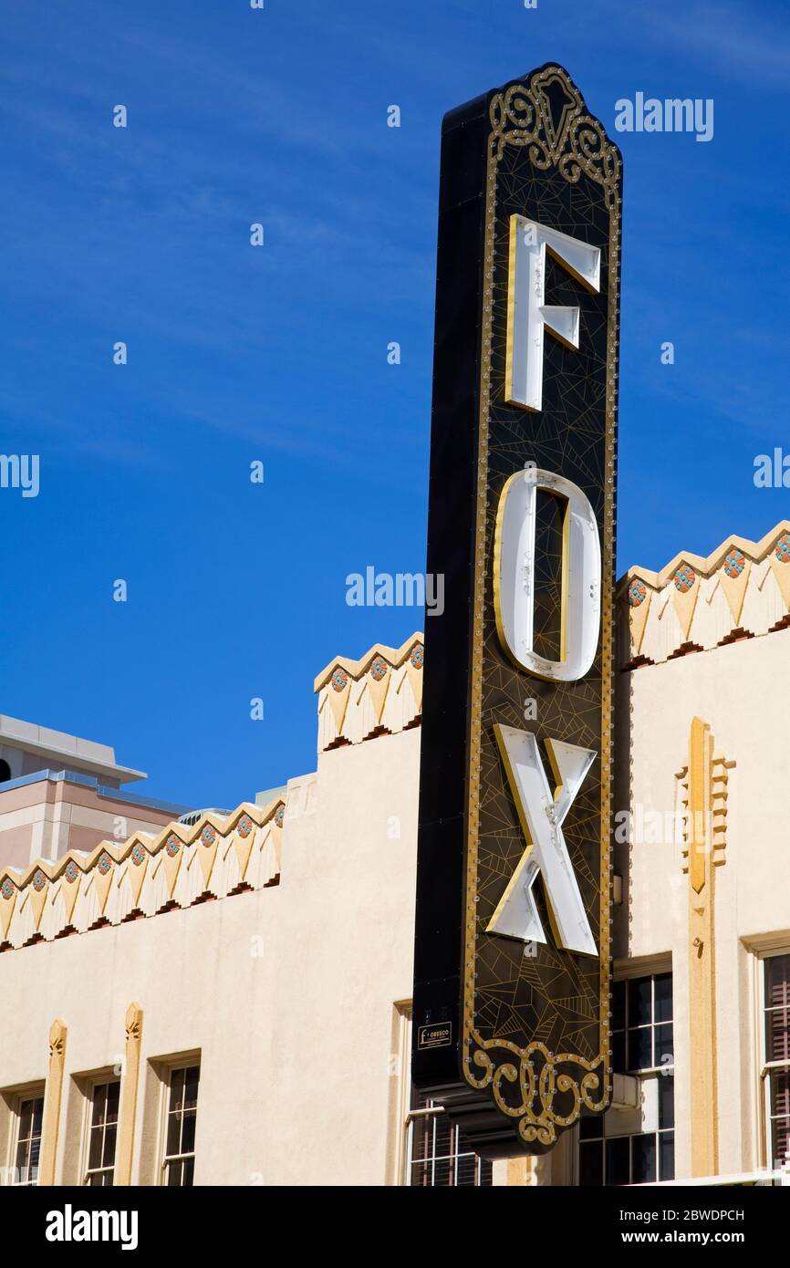 Fox Theatre, Tucson, Arizona, USA Stock Photo - Alamy