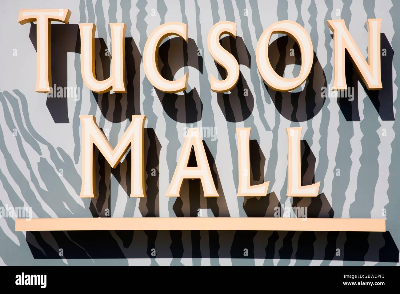 Tucson Shopping Mall Sign,Tucson, Arizona, USA Stock Photo - Alamy