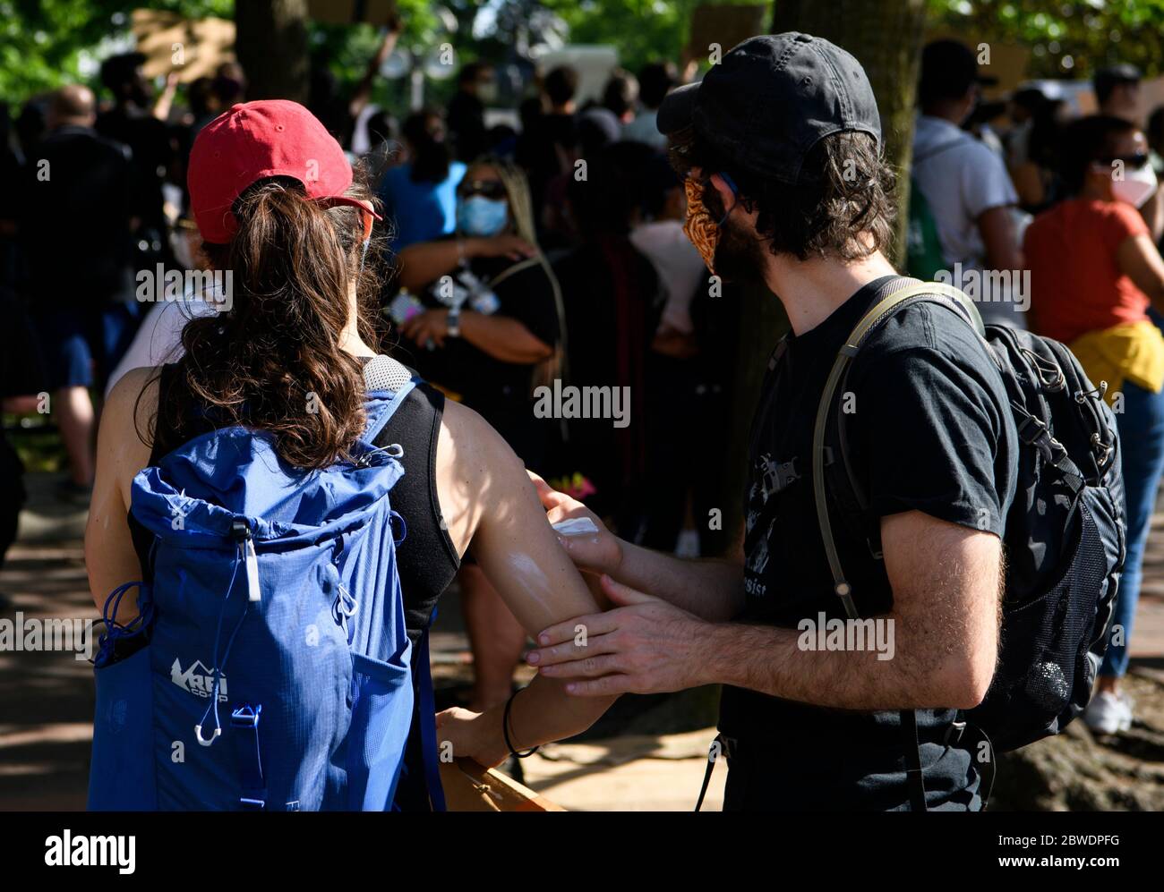 Summer 2020 protests hi-res stock photography and images - Alamy