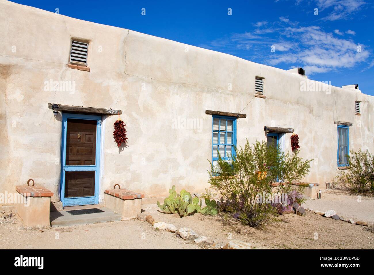 Adobe House, Fort Lowell Historic District, Tucson, Arizona, USA Stock ...