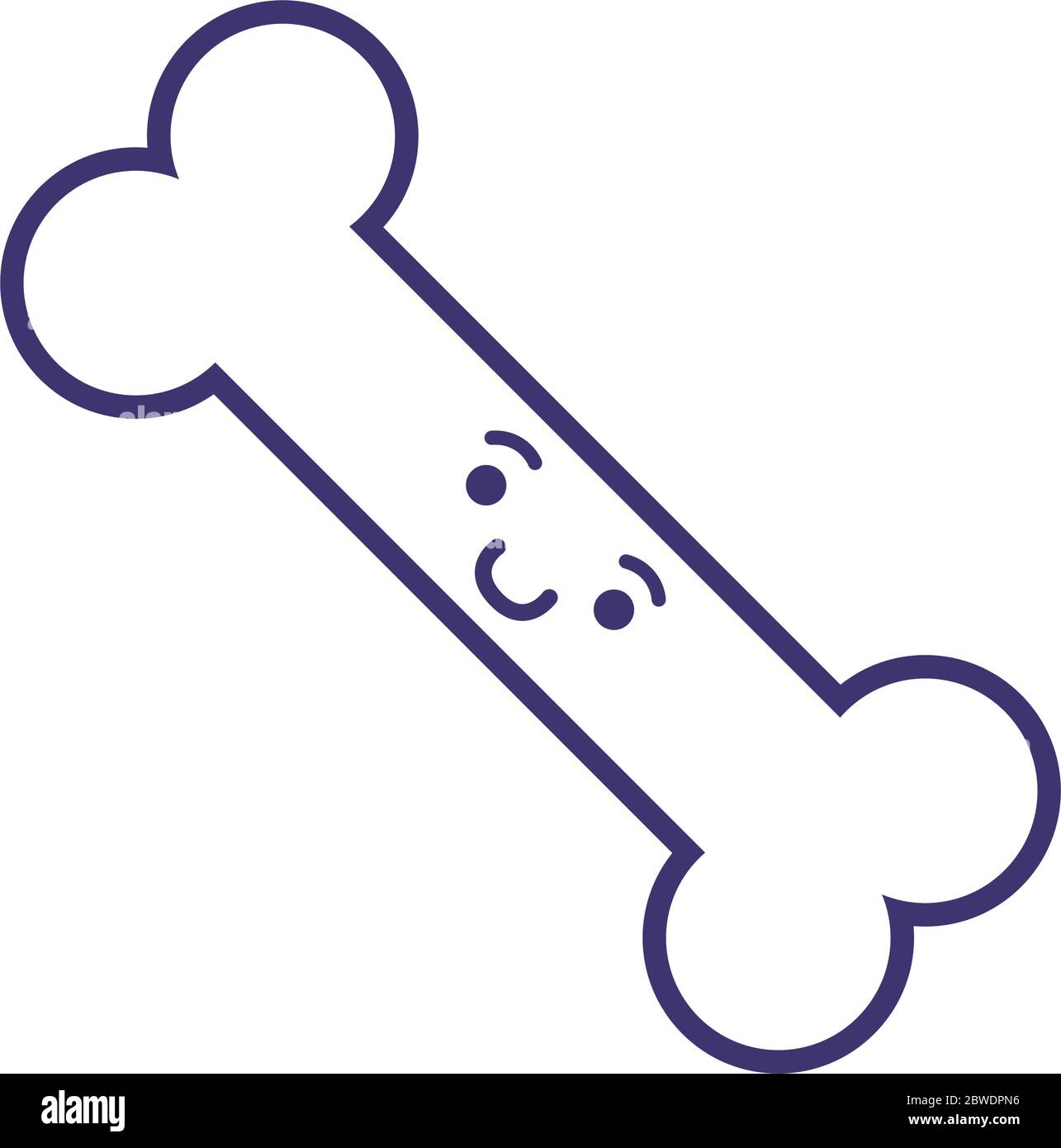 bone human kawaii line style Stock Vector Image & Art - Alamy