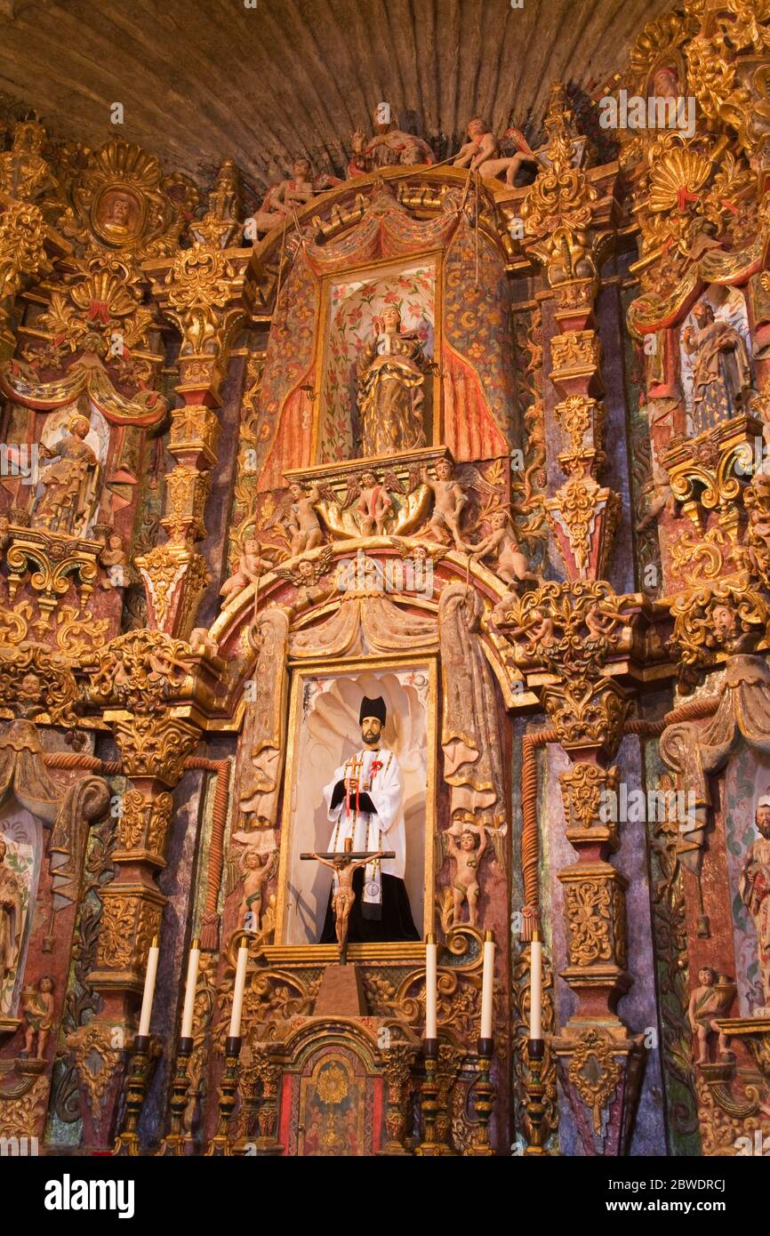 Interior of Church, Mission San Xavier del Bac, Tucson, Arizona,USA ...