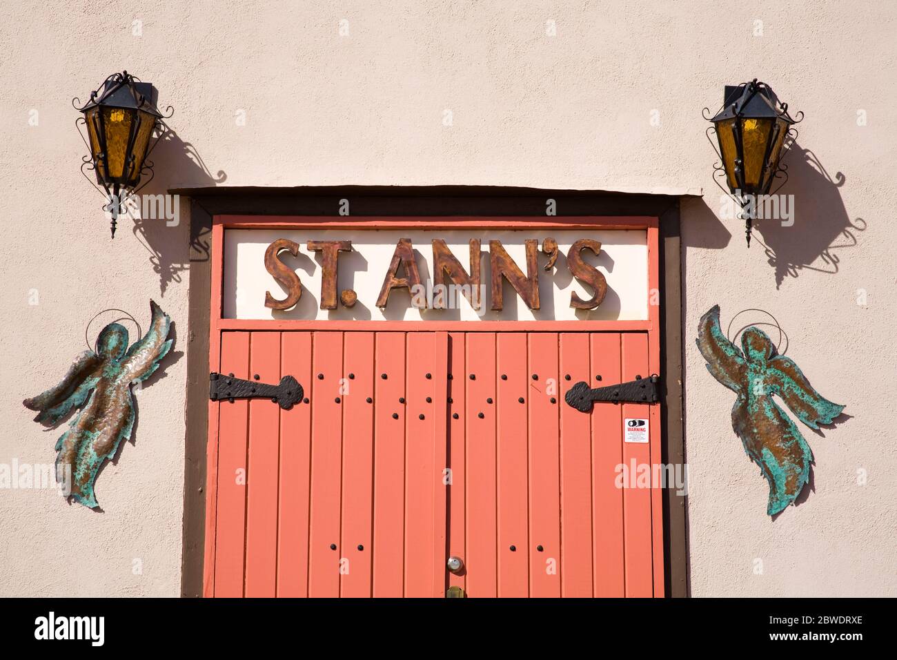 St. Ann's Church, Tubac, Greater Tucson Region, Arizona, USA Stock ...