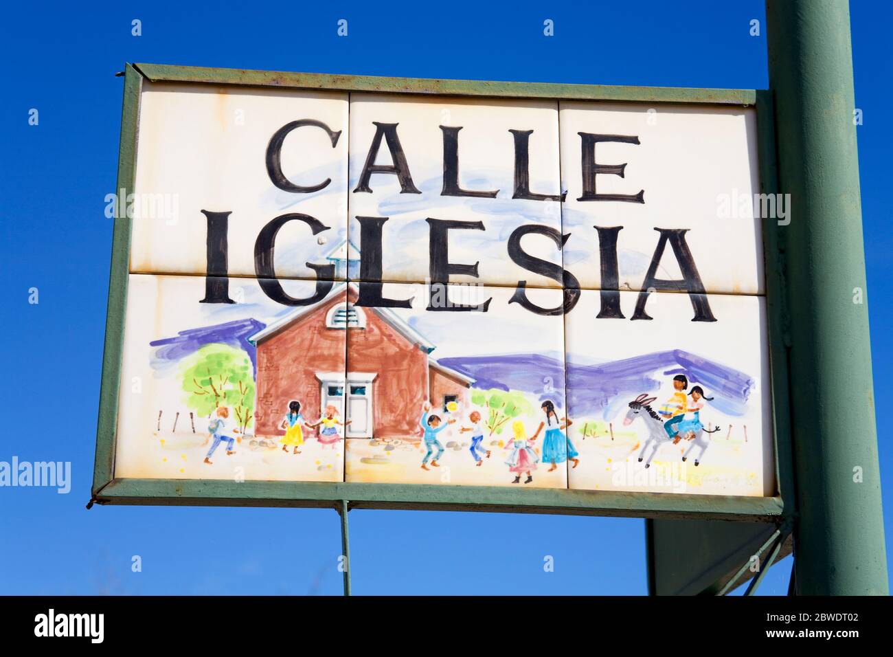 Road Sign, Tubac, Greater Tucson Region, Arizona, USA Stock Photo - Alamy