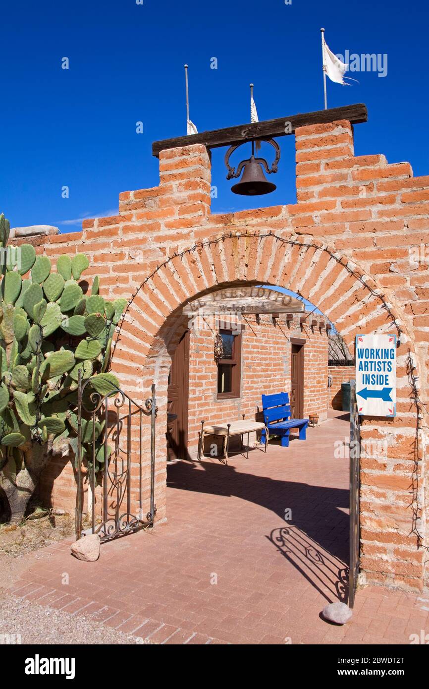 Gallery in Tubac, Greater Tucson Region, Arizona, USA Stock Photo - Alamy