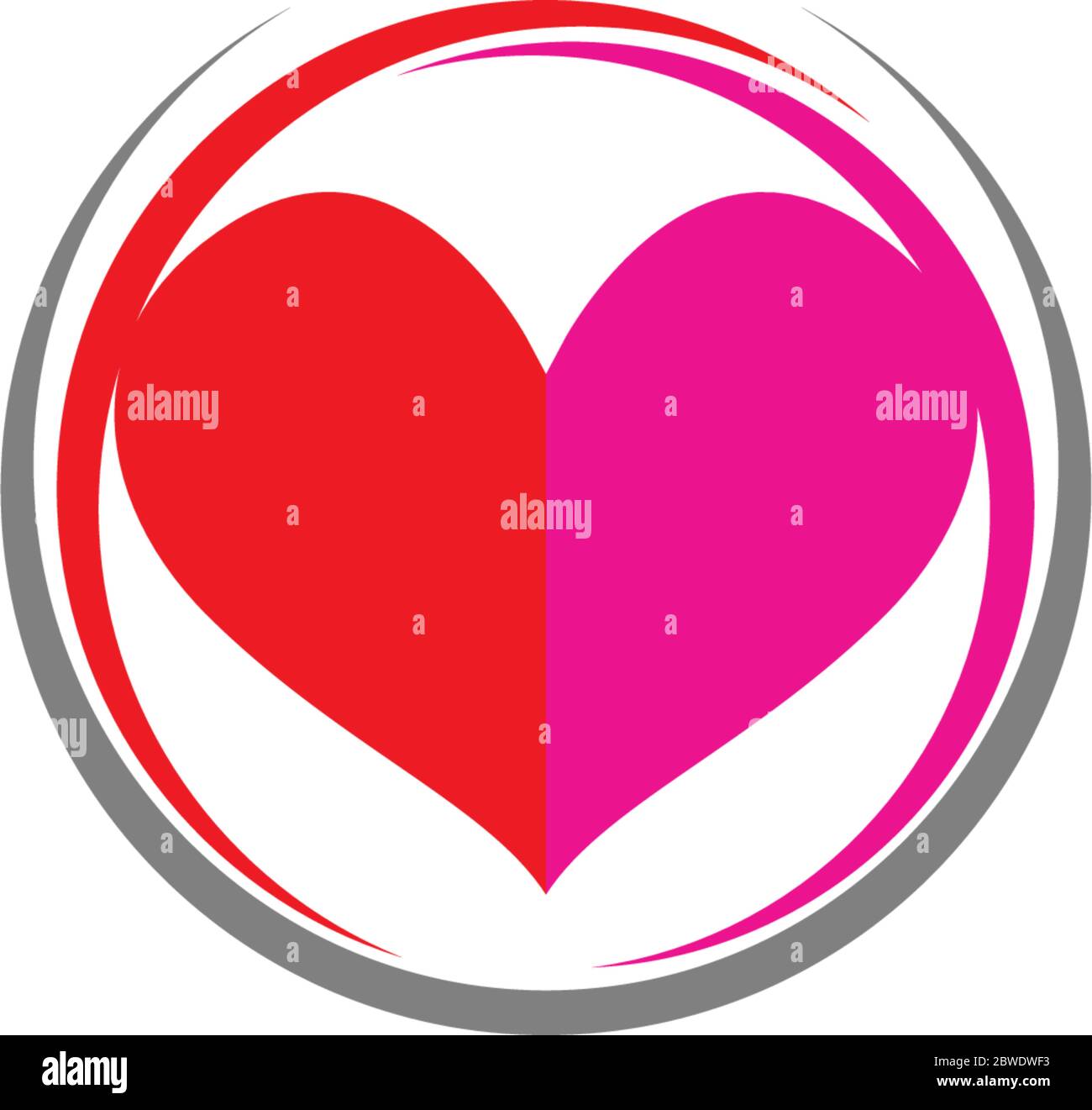 Love logo icon illustration template Stock Vector Image & Art - Alamy