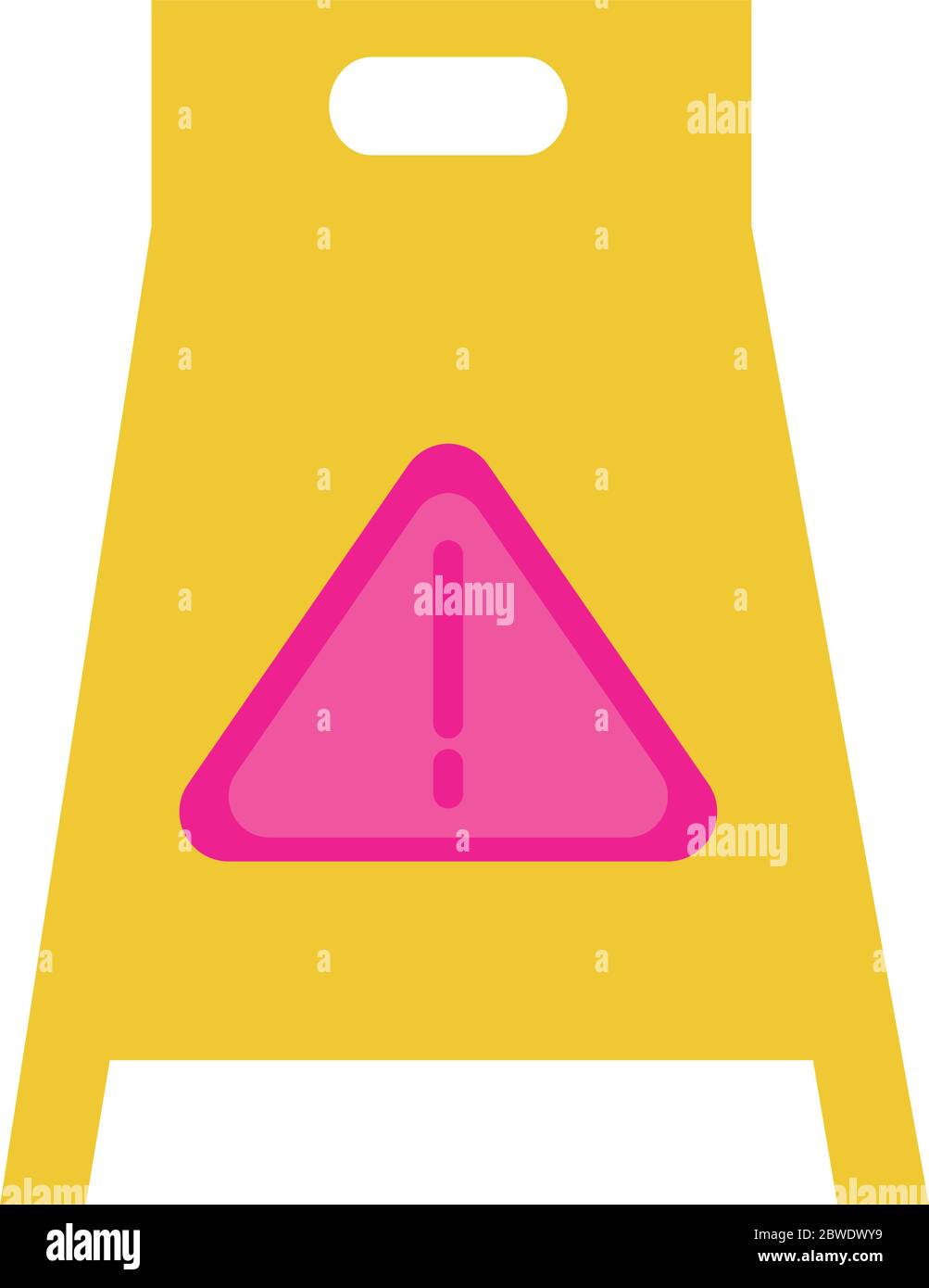 floor caution signal flat style icon Stock Vector Image & Art - Alamy