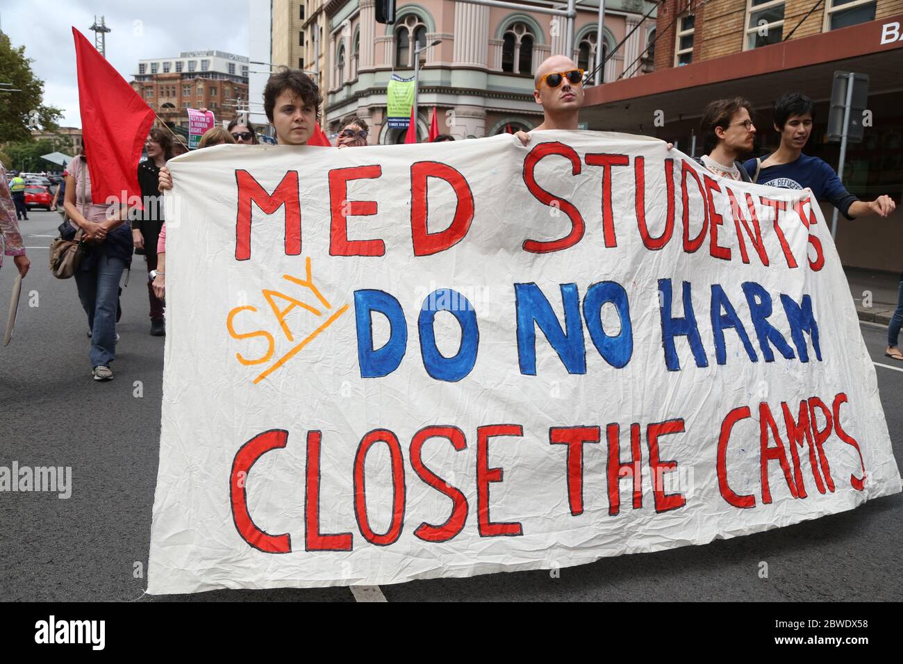 “Walk for Justice for Refugees” – Sydney, Australia Stock Photo - Alamy