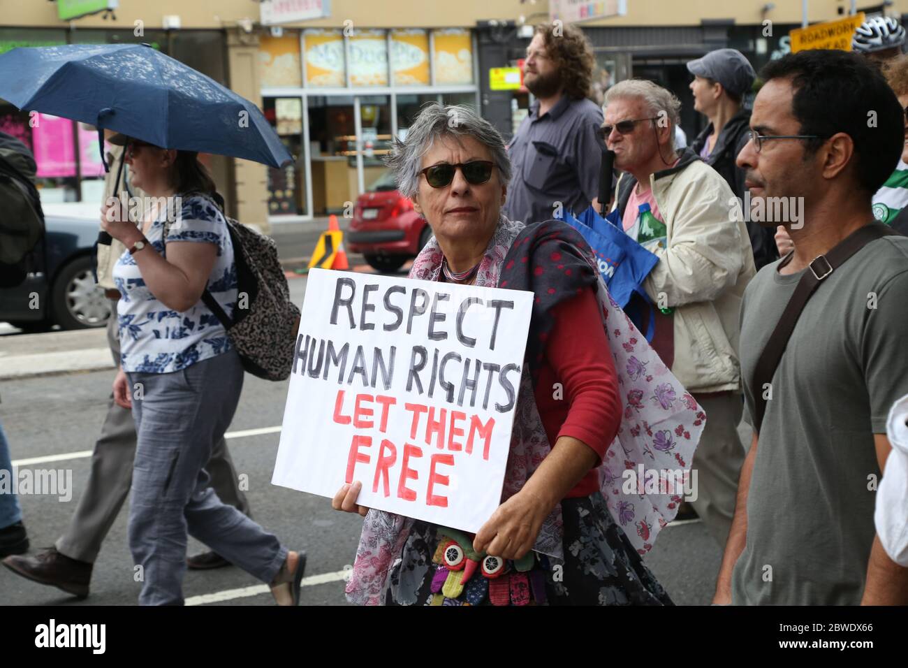 “Walk for Justice for Refugees” – Sydney, Australia Stock Photo - Alamy