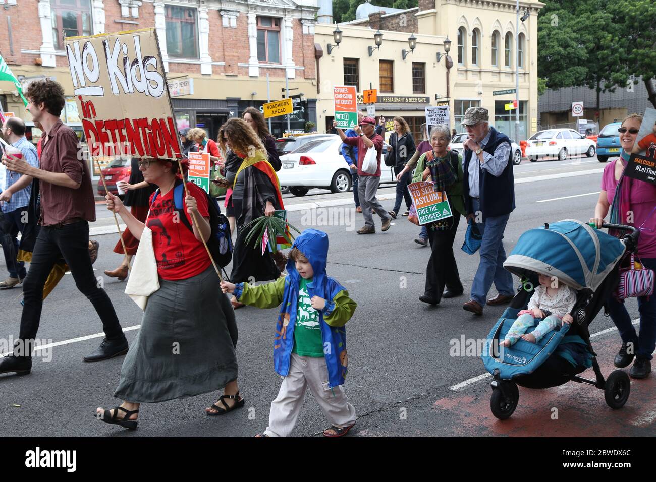 “Walk for Justice for Refugees” – Sydney, Australia Stock Photo - Alamy