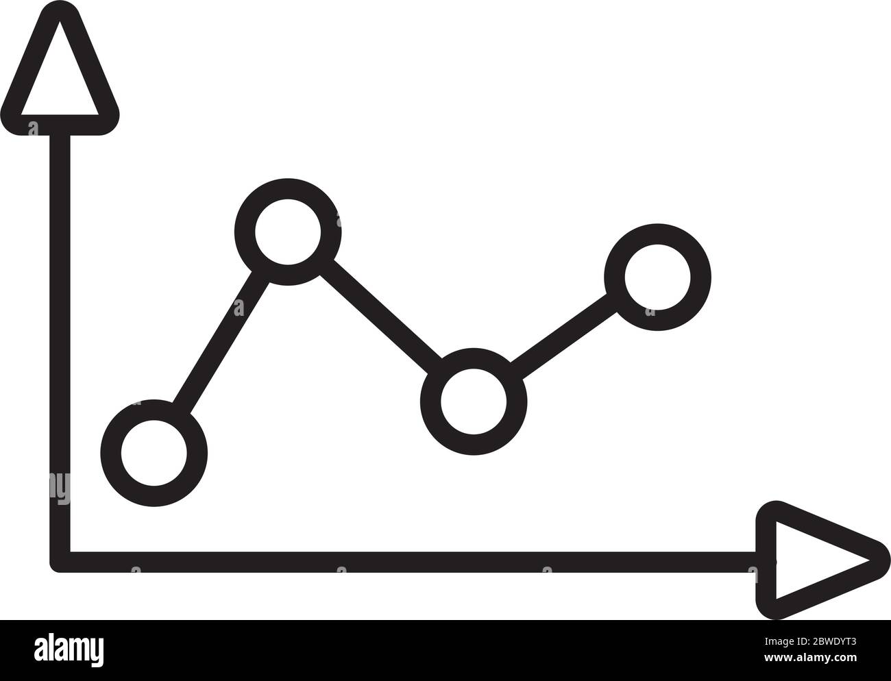 infographic statistics bars with arrow line style Stock Vector Image ...