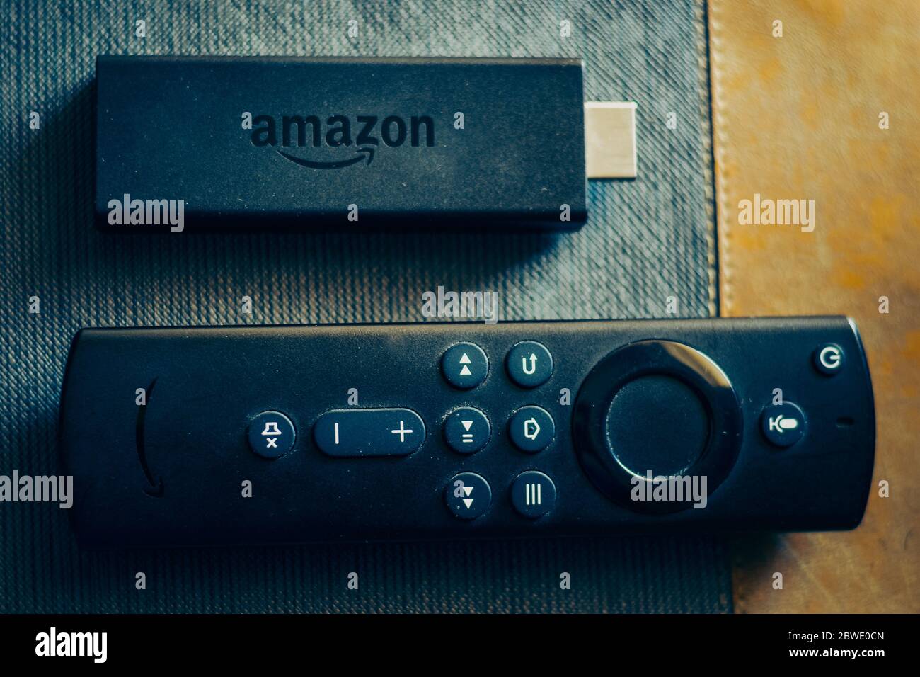 Amazon fire tv stick remote control hi-res stock photography and images ...
