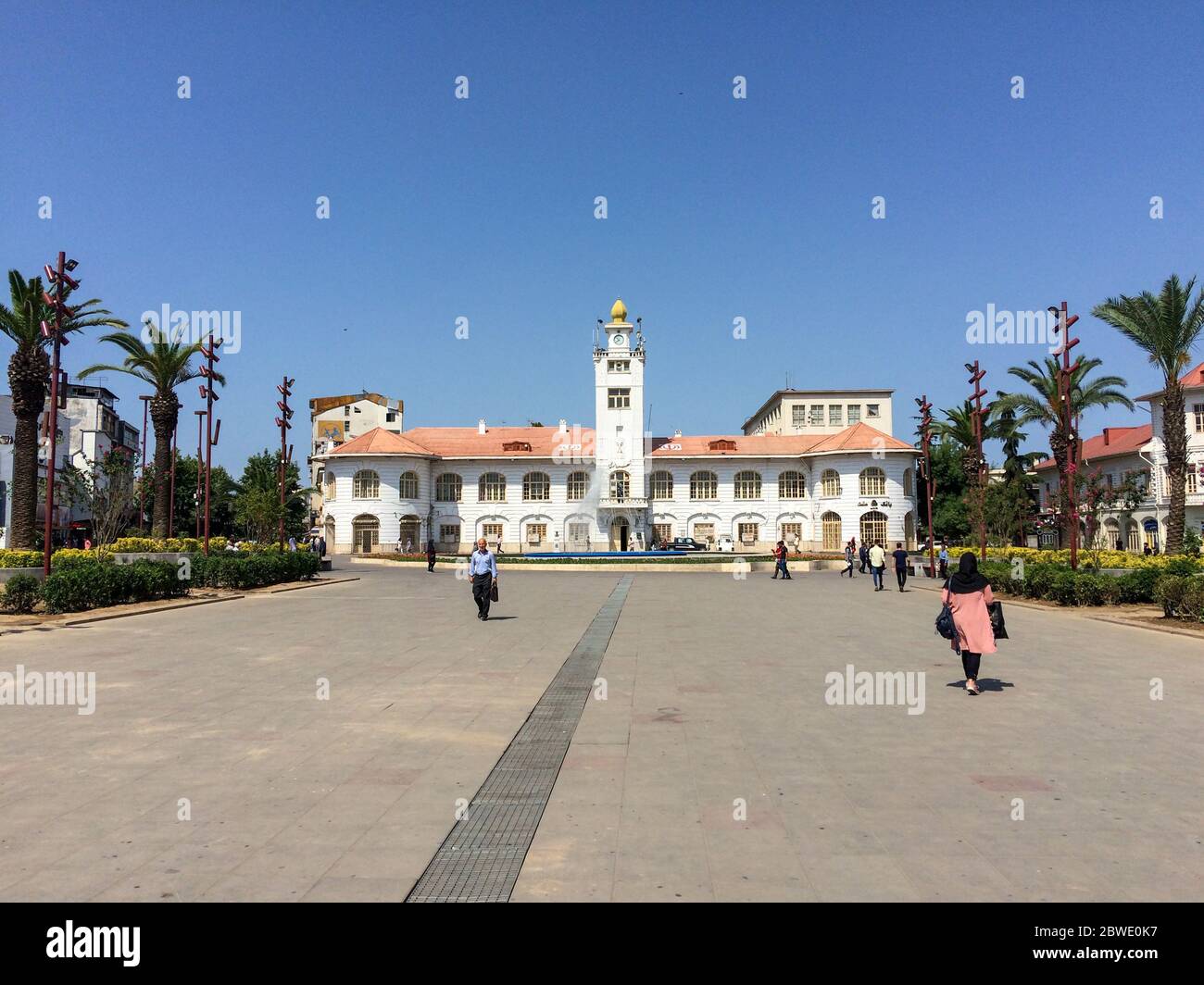 Rasht, Gilan, Iran 05 05 2019, Rasht Municipality Building in the city ...