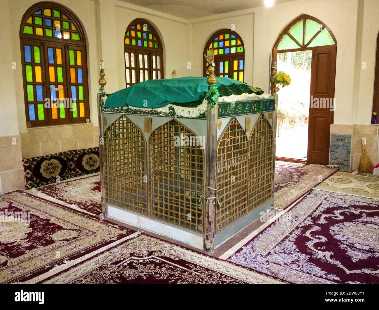 Holy shrine of Imamzadeh Yousef and Alexander in Gilan, iran. Place of ...