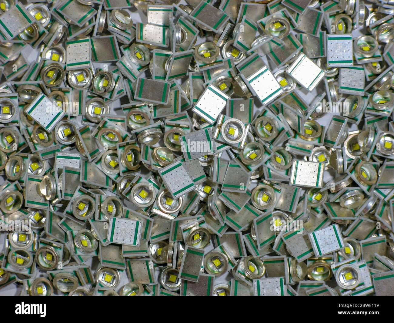 Photo of many LED,square LED lights Stock Photo - Alamy