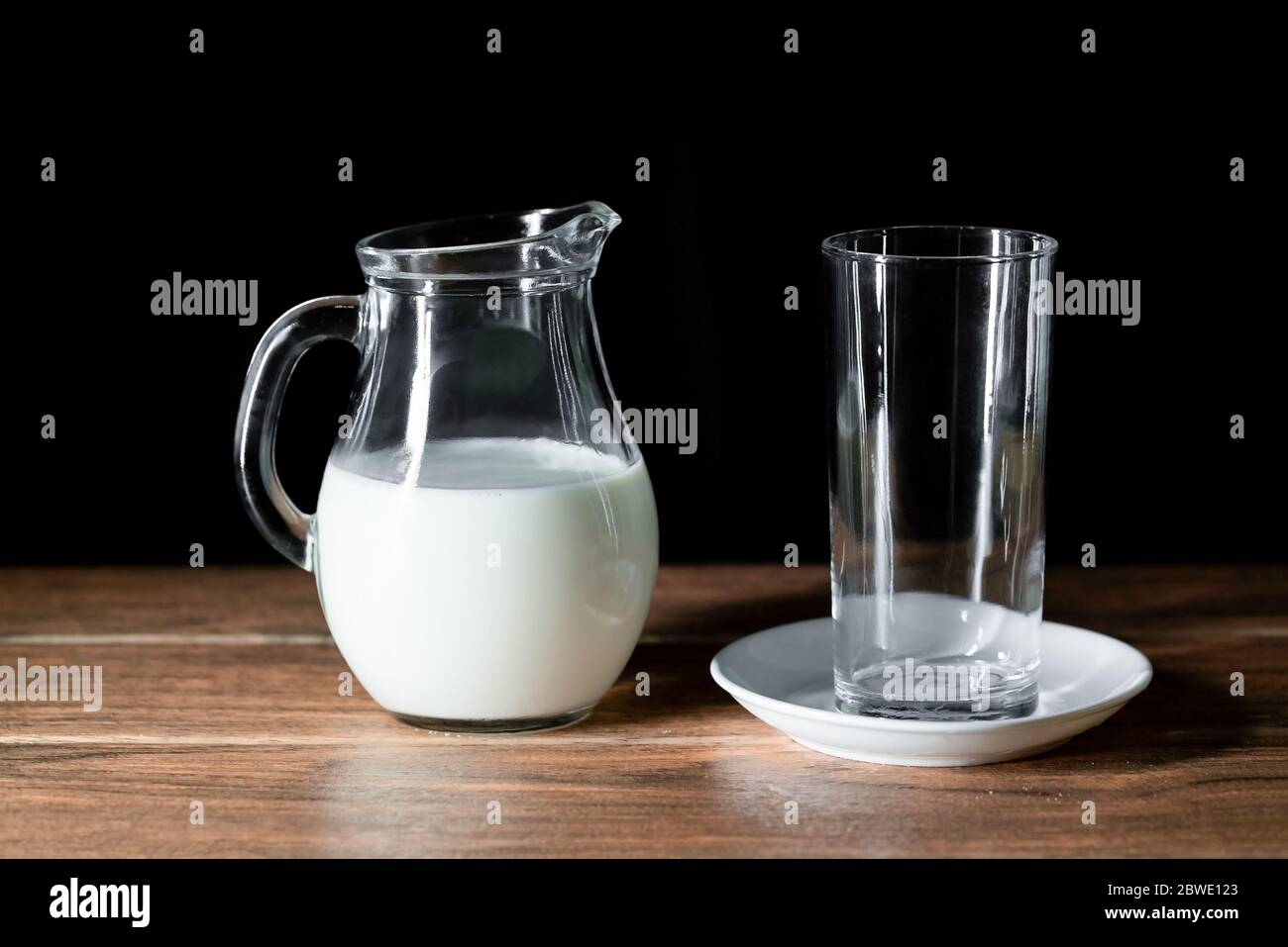 Empty milk table hi-res stock photography and images - Alamy