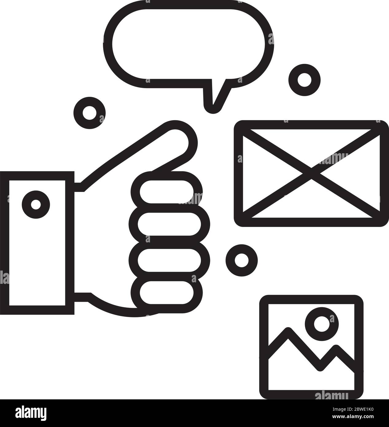 Fine line media hi-res stock photography and images - Alamy