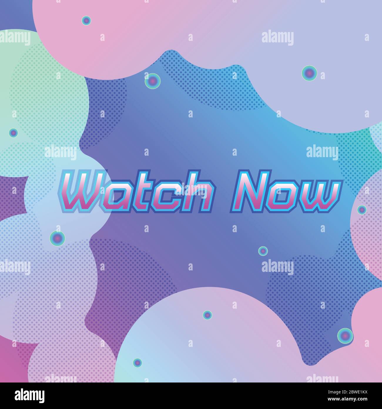 Created watch now freeform gradient background, stock vector Stock ...
