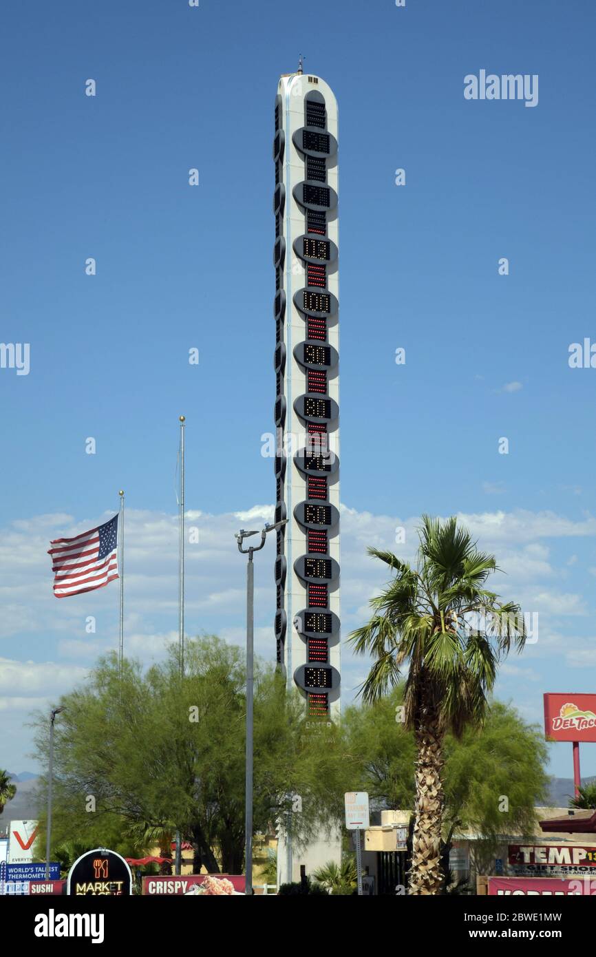 The World's Tallest Thermometer amid the global coronavirus COVID-19 ...