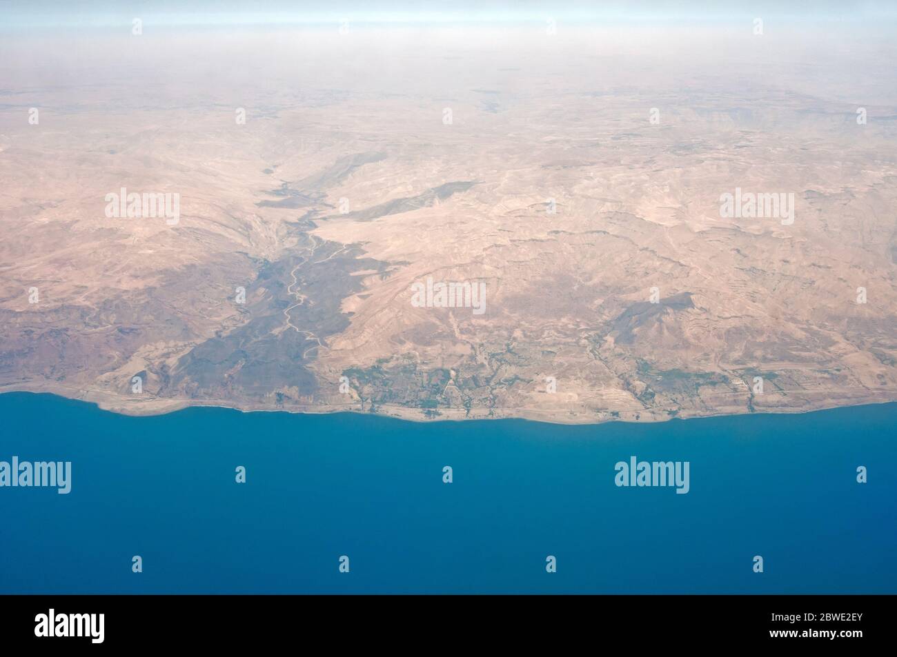 Dead sea, aerial view Stock Photo - Alamy