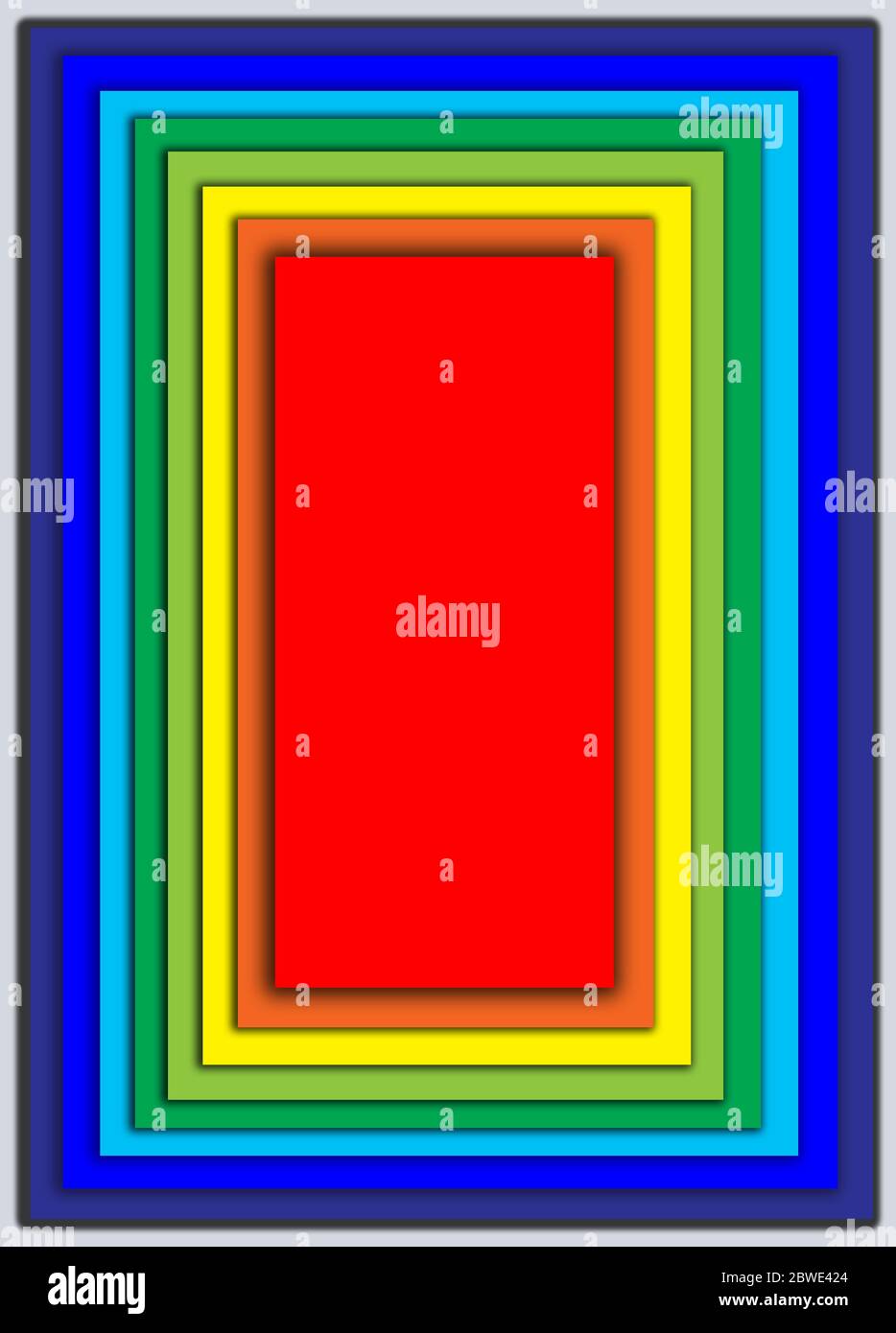 Colorful Rectangle Frames. For Wall Art, Quote design, Decor ...