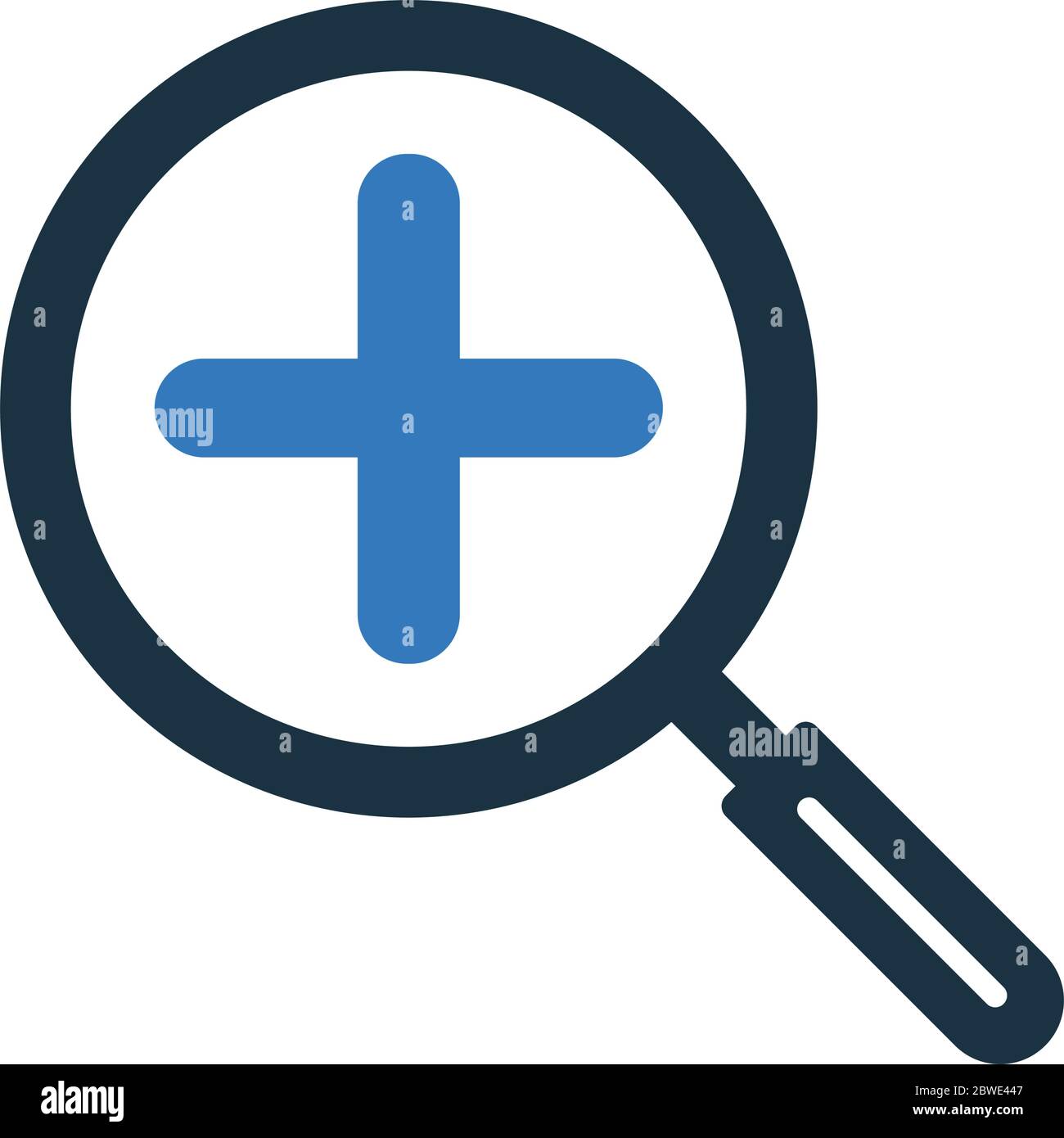 Zoom icon, In, plus, expanding, vector graphics for commercial, print ...