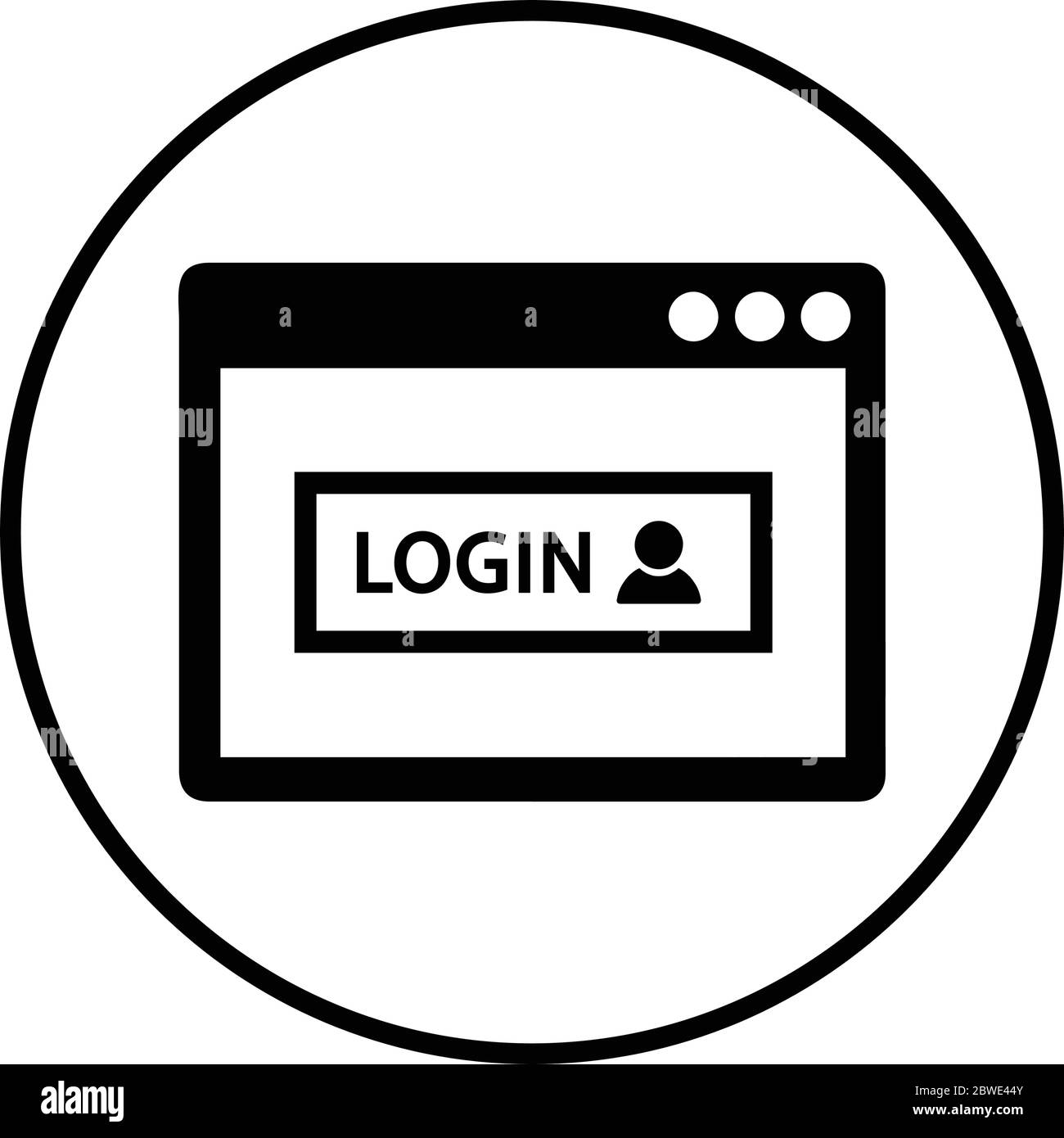 log in password icon, sign in info design for commercial, print media ...
