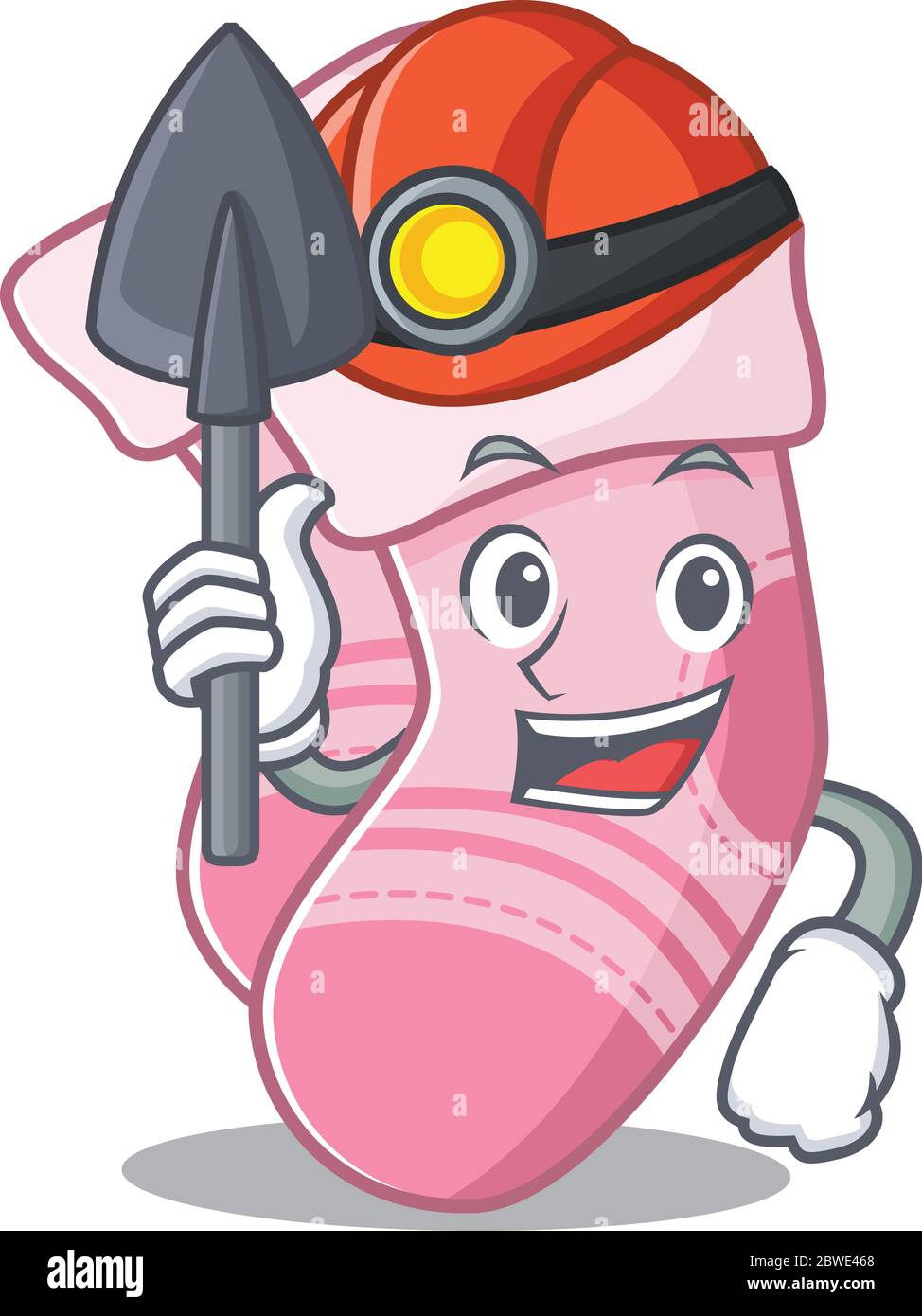 Soft socks isolated pink Stock Vector Images - Alamy