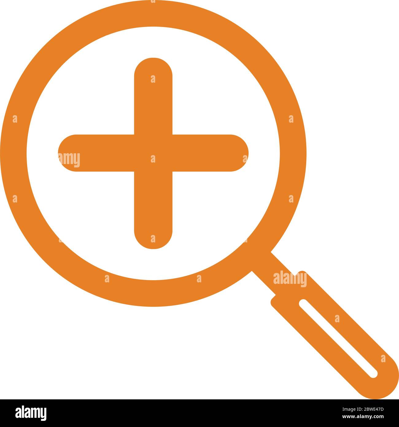 Zoom icon, In, plus, expanding, vector graphics for commercial, print ...