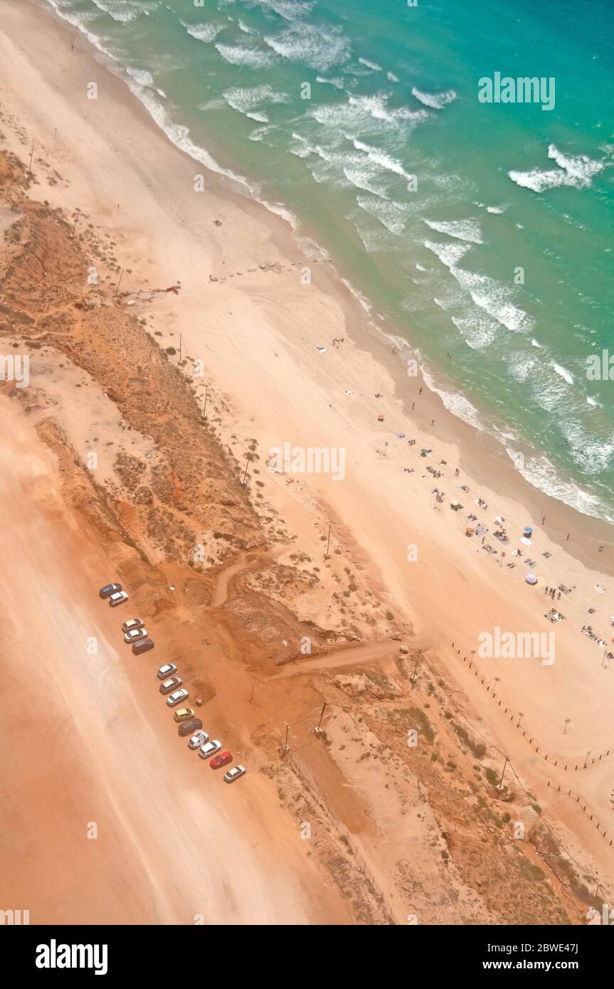 Aerial sandy beach view vertical hi-res stock photography and images ...