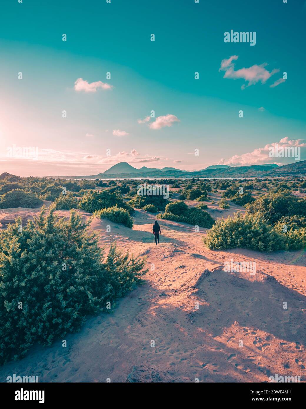 The Amazing Sand dunes and Lake in Issos,Corfu Greece Stock Photo - Alamy
