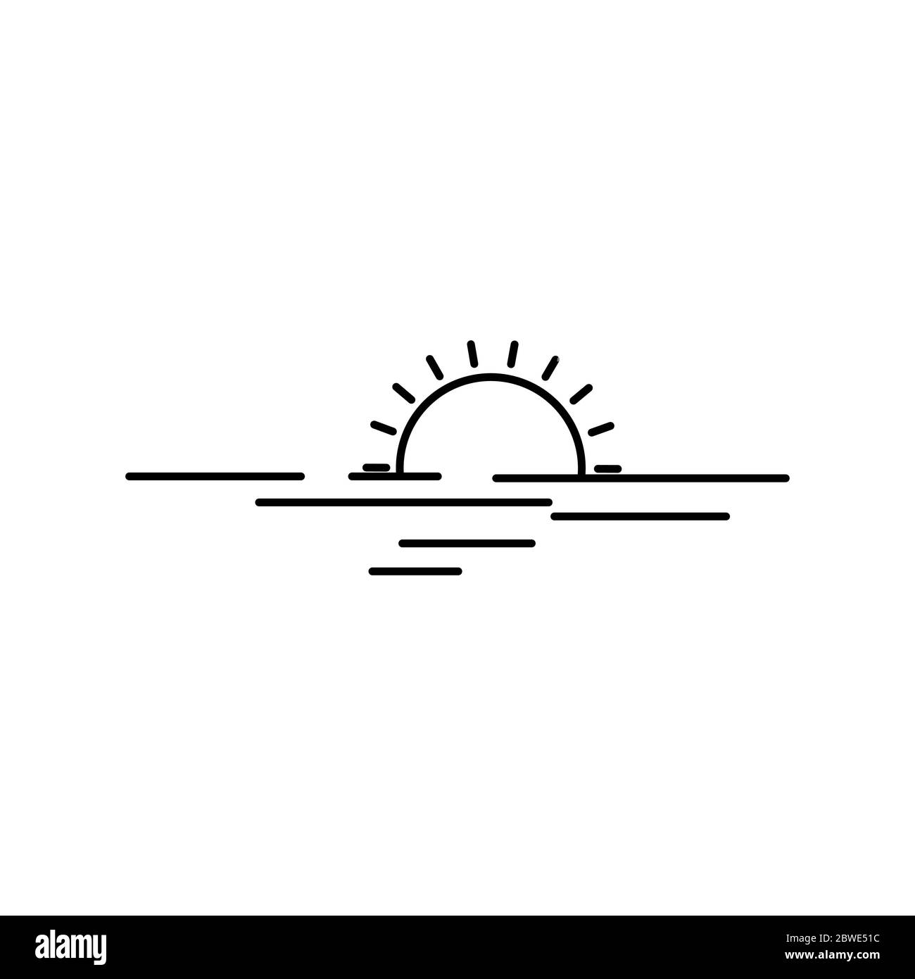 Symbol of dawn Black and White Stock Photos & Images - Alamy