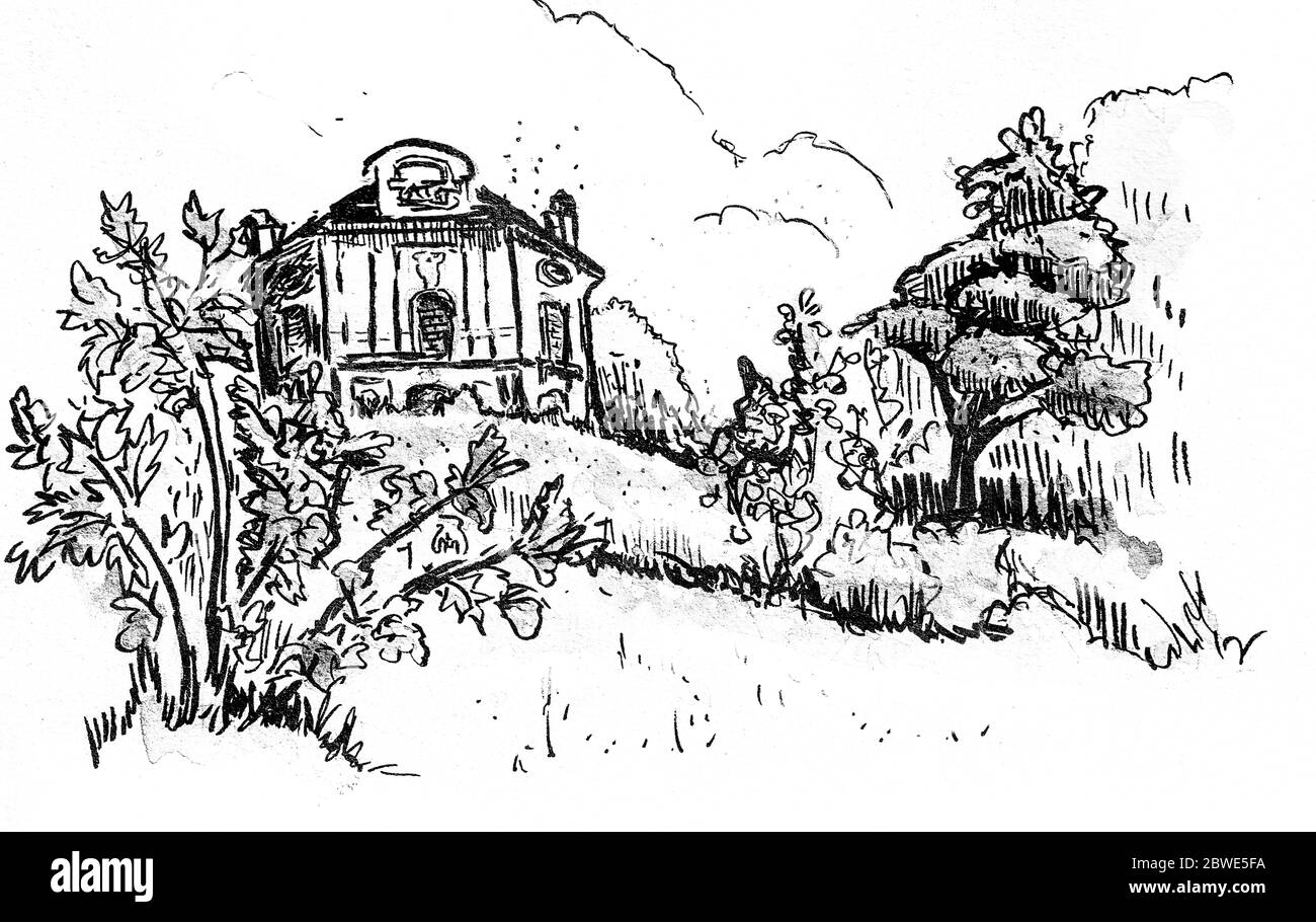 Ruins exterior Cut Out Stock Images & Pictures - Alamy