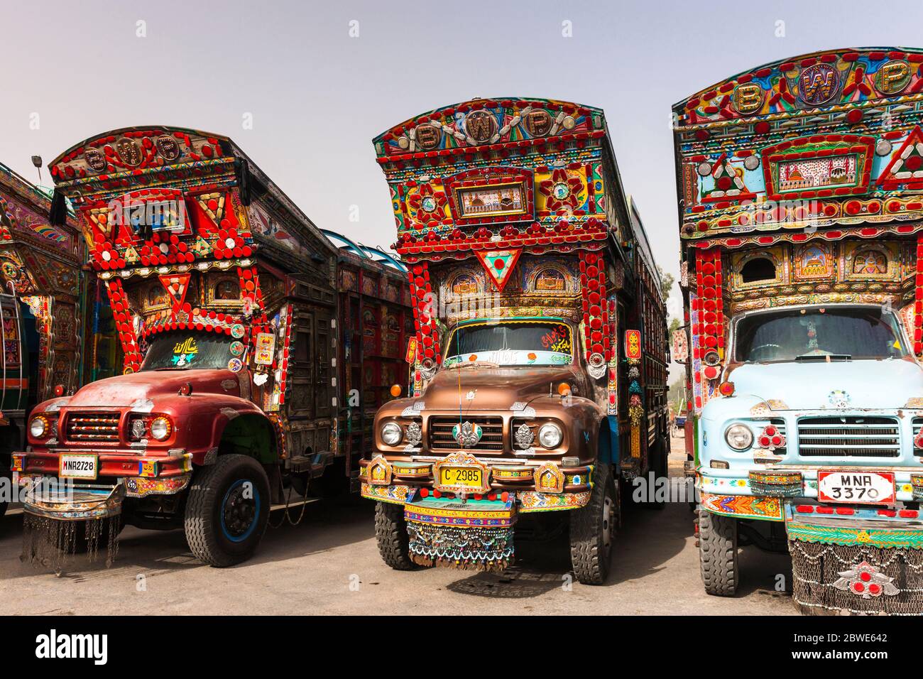 Truck lorry transport decorated hi-res stock photography and images - Alamy