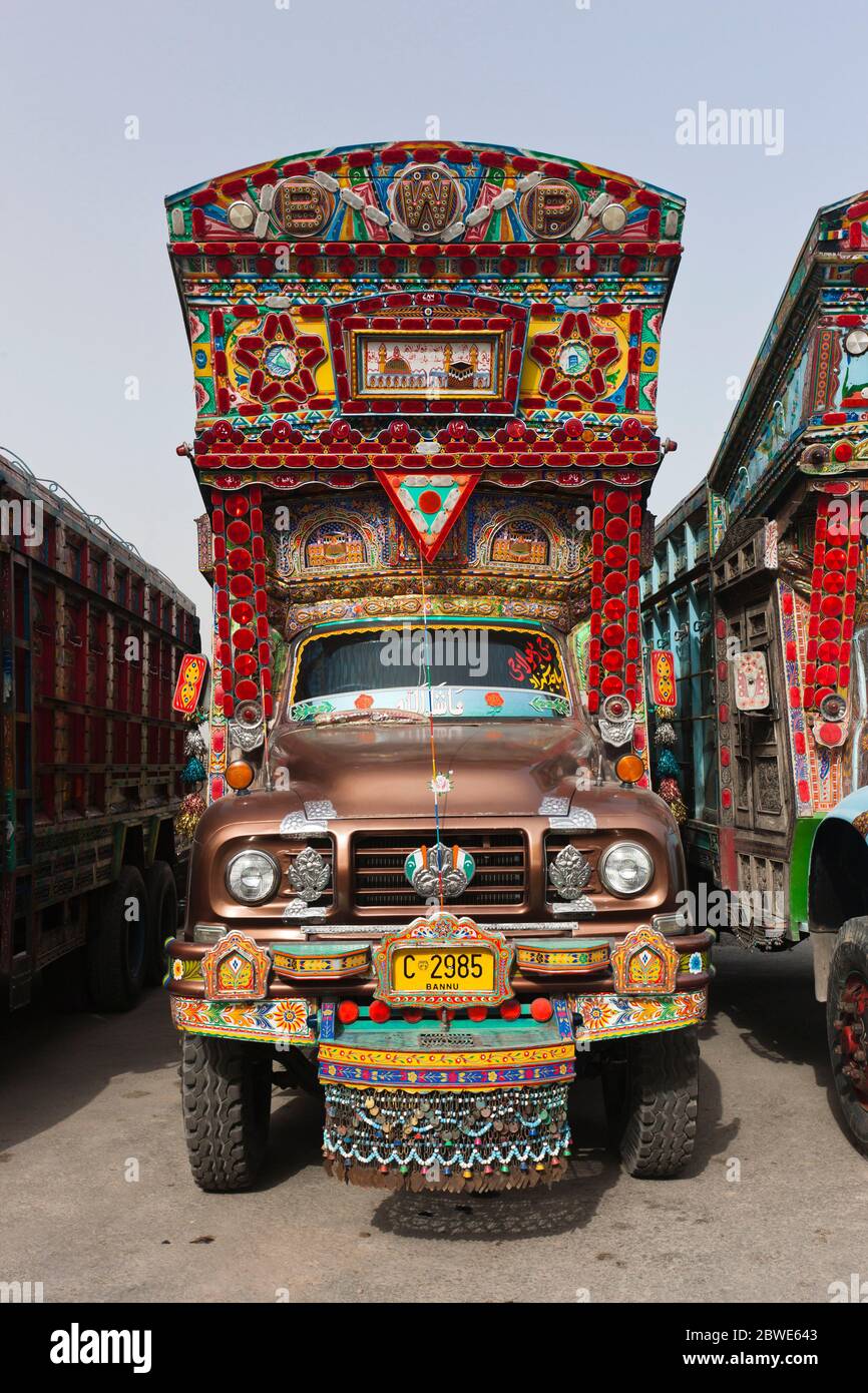 Decorated lorry, Decorated truck, Bahawalpur, Punjab Province, Pakistan ...