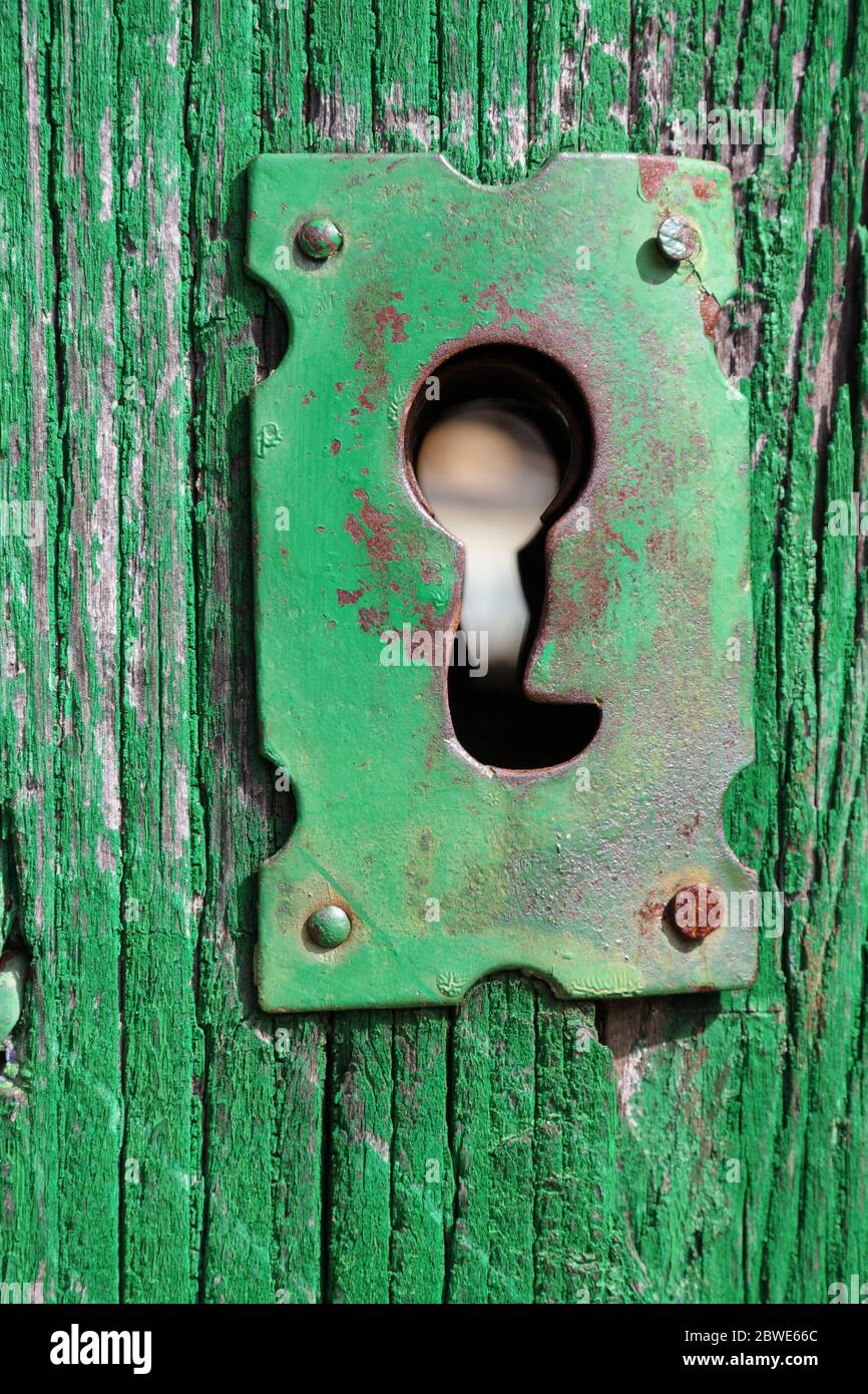 Old Keyhole closeup Stock Photo - Alamy