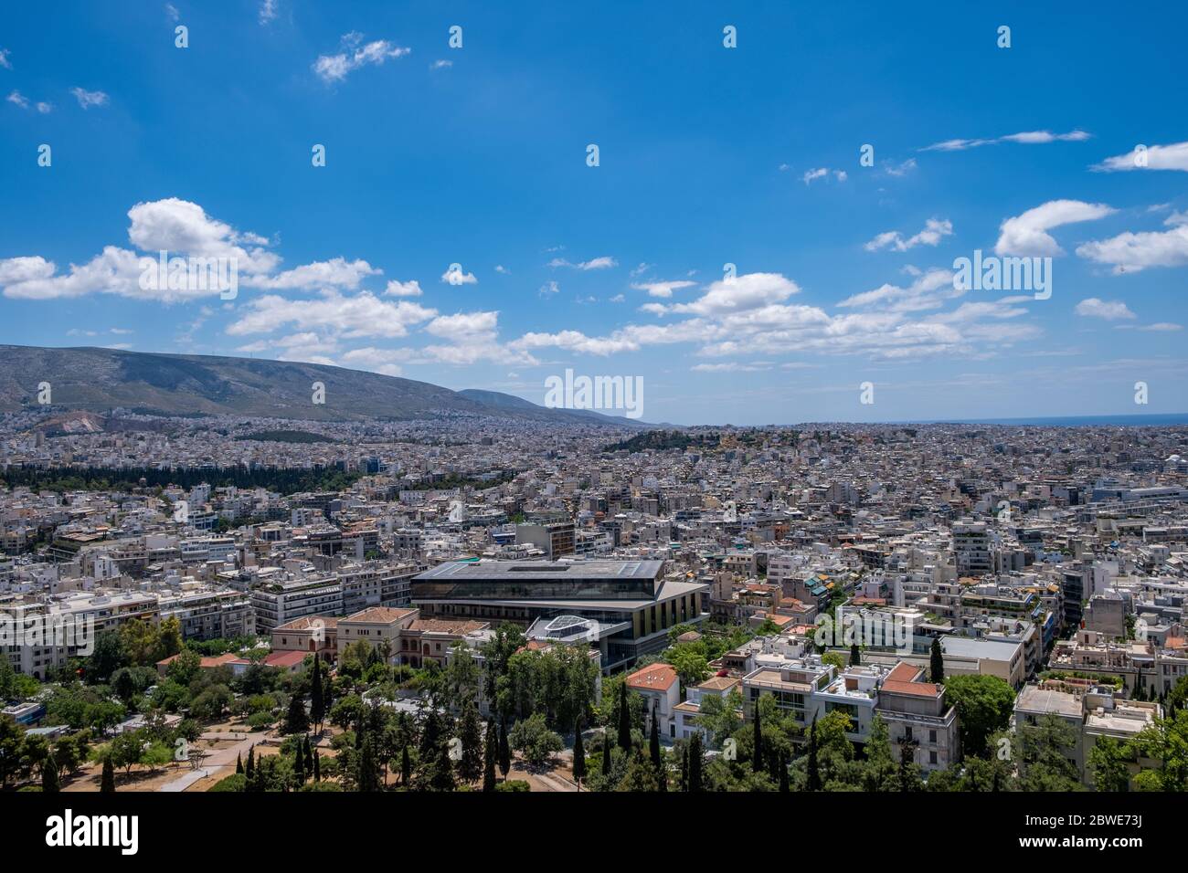 Acropolis against the city of athens hi-res stock photography and ...