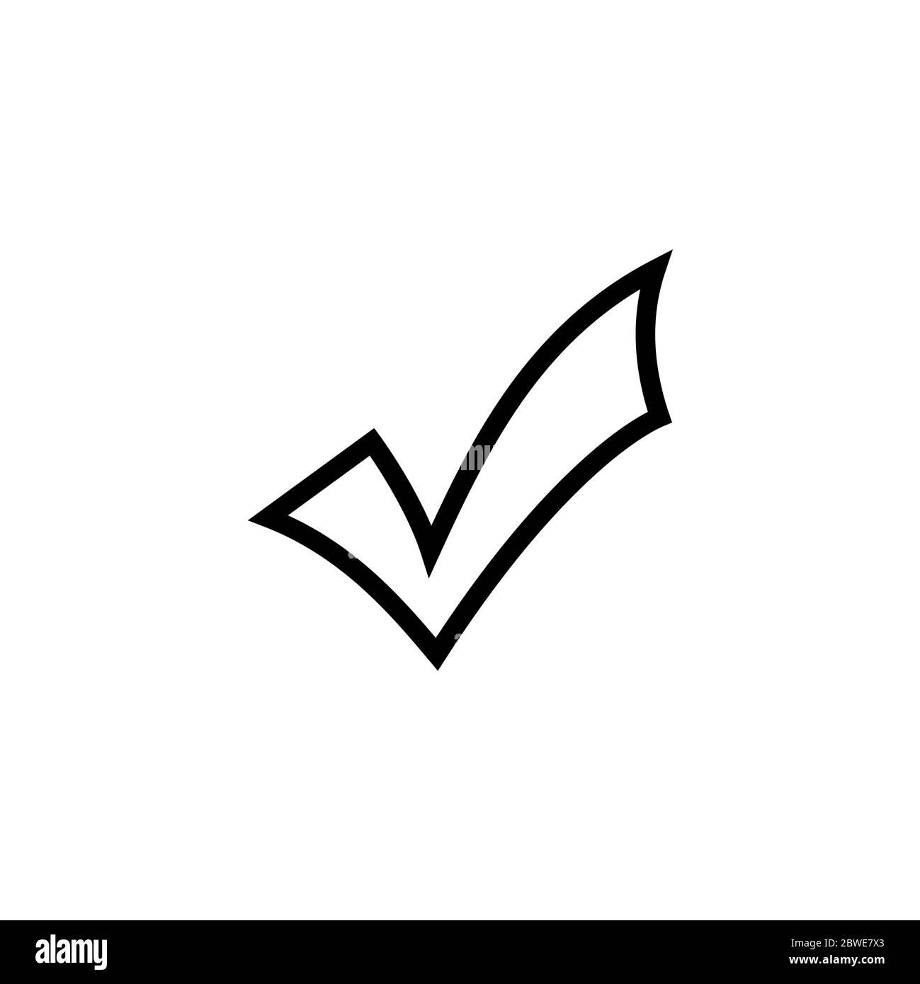 Right Line Icon In Flat Style Vector For Apps, UI, Websites. Black Icon ...