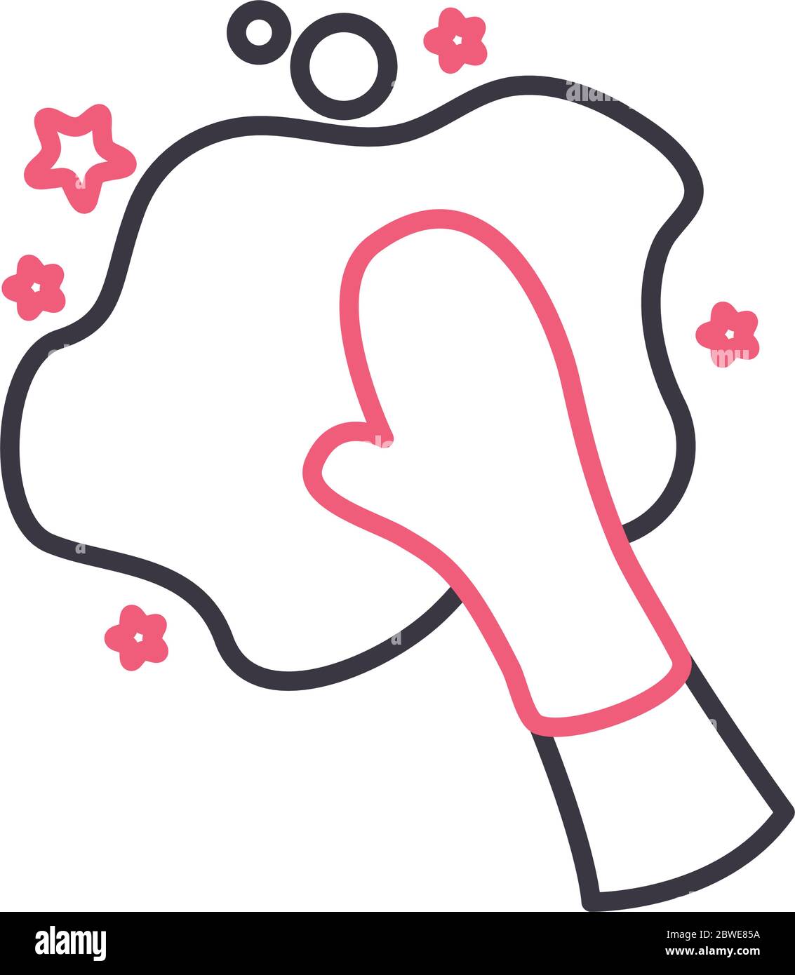 Hand rag Stock Vector Images - Alamy