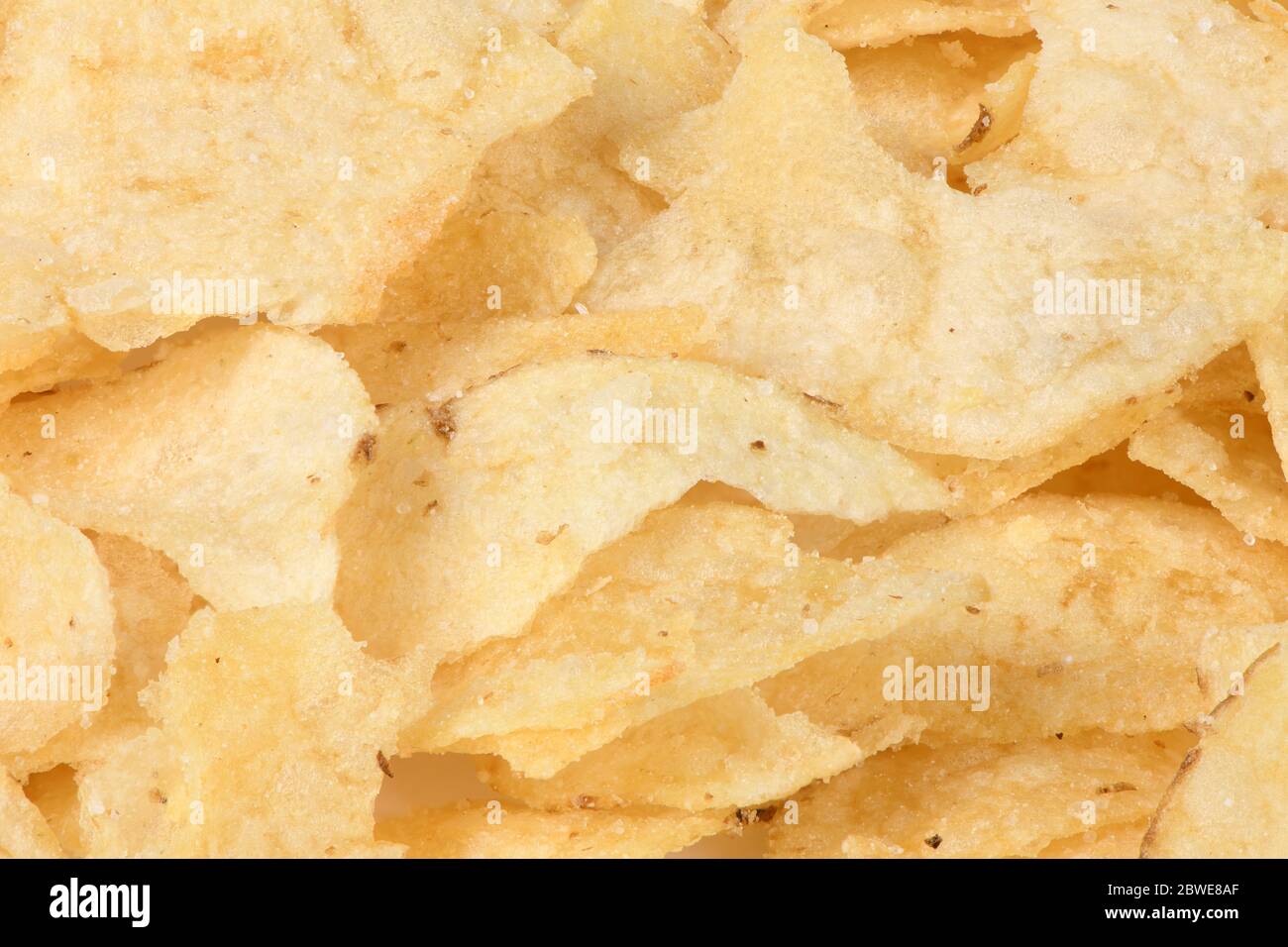 Potato chips texture background flat overhead view. High resolution ...