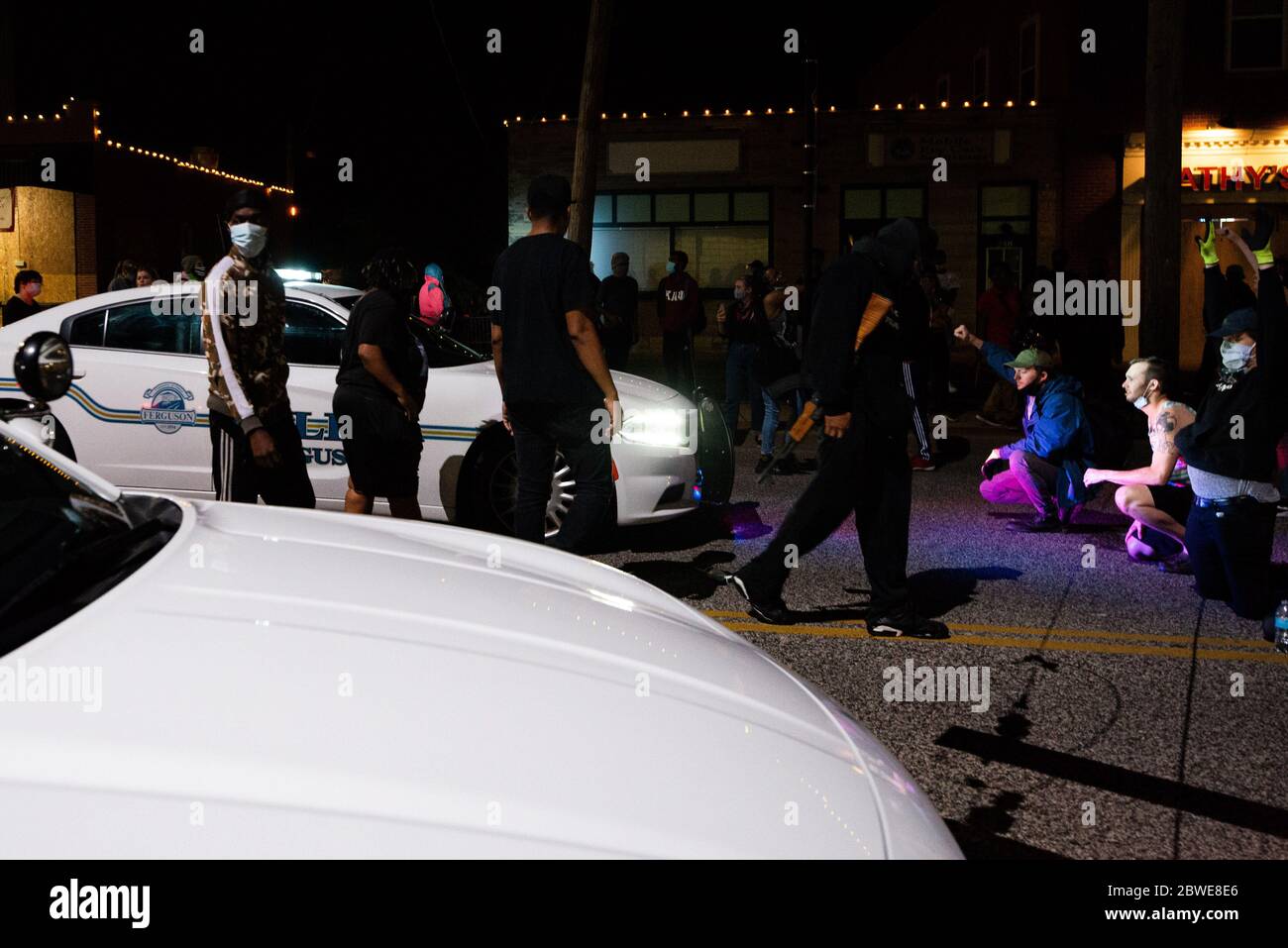 Two Police Cars High Resolution Stock Photography and Images - Alamy