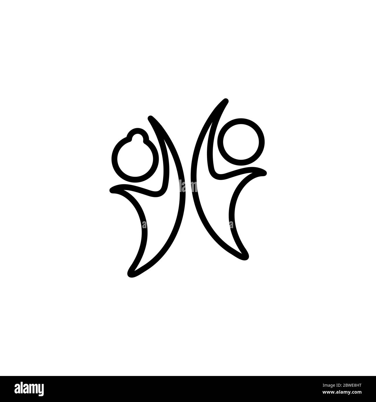 Youth Line Icon In Flat Style Vector For Apps, UI, Websites. Black Icon ...