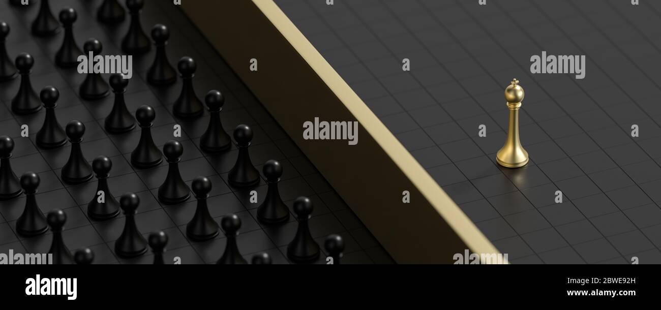 Business concept design with chess pieces. Chess concept background. 3D ...