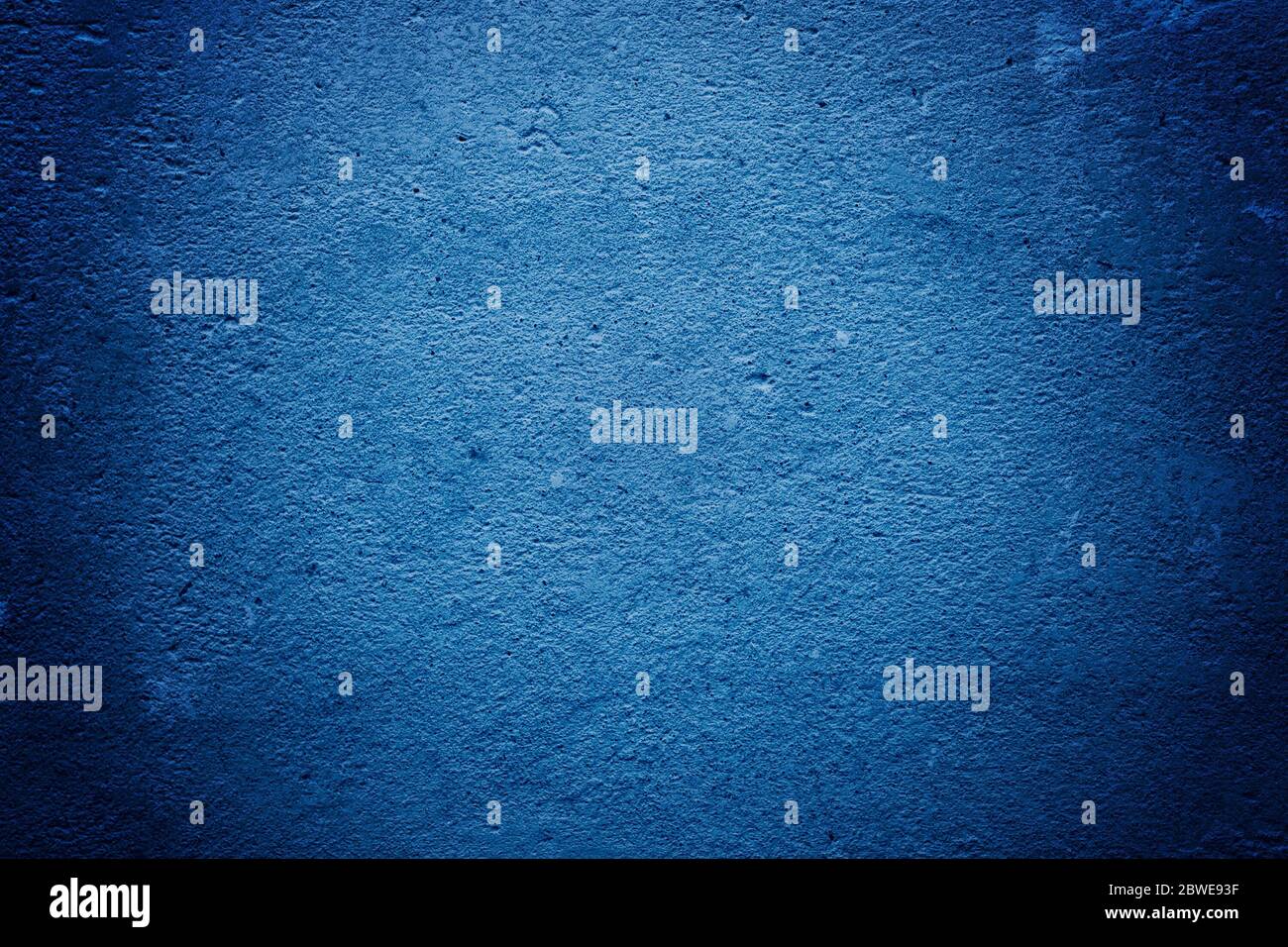 Texture of concrete and plaster on the wall. Blue Creative Tinting ...