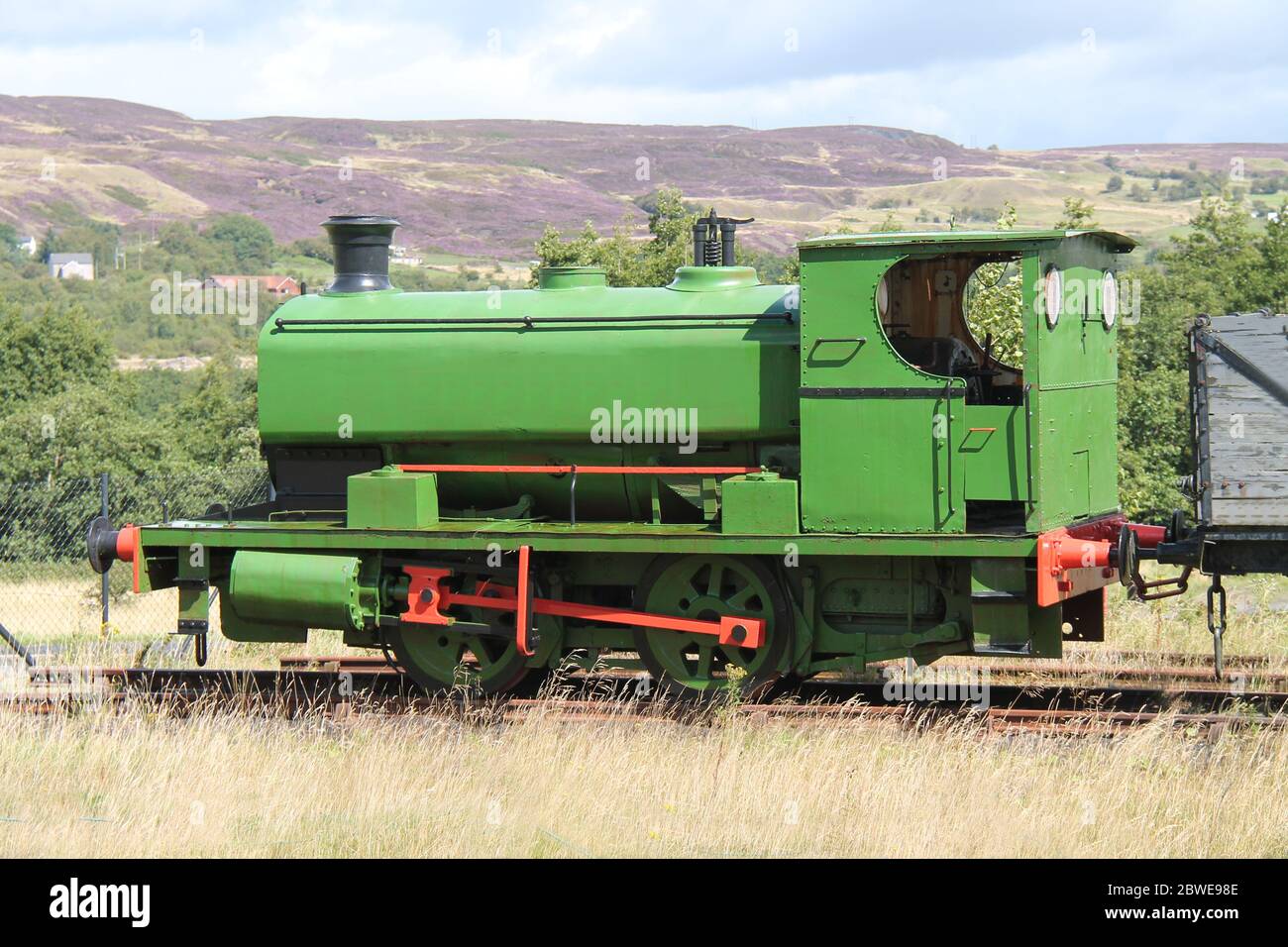 A Vintage Saddleback Shunting Steam Train Engine Stock Photo - Alamy