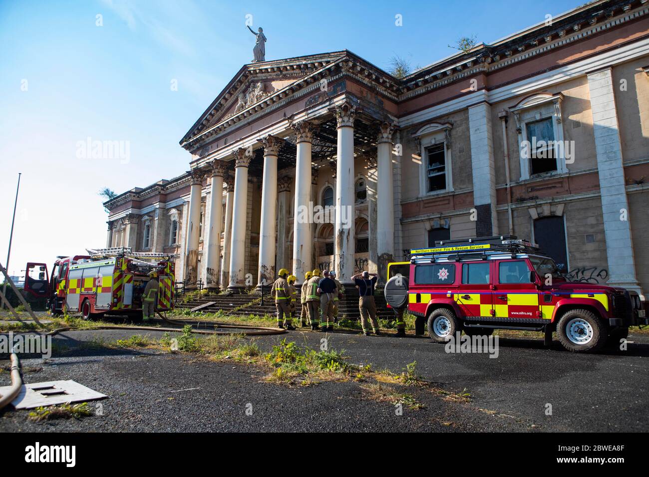Crumlin Road Courthouse, North-West Belfast, Northern Ireland. 1st June ...