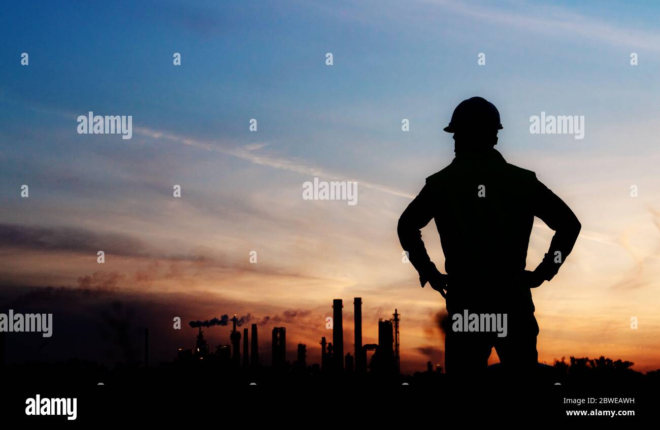 Gas engineer silhouette hi-res stock photography and images - Alamy